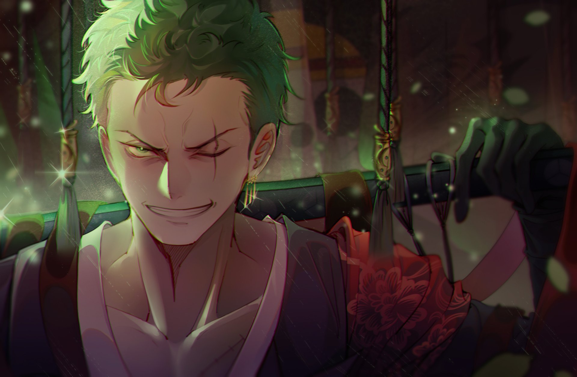 Roronoa Zoro — One Piece Anime HD Wallpaper: The Green Swordsman ...