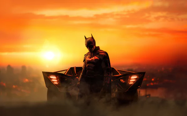 The Batman 4K Ultra HD Wallpaper - Red Darkness