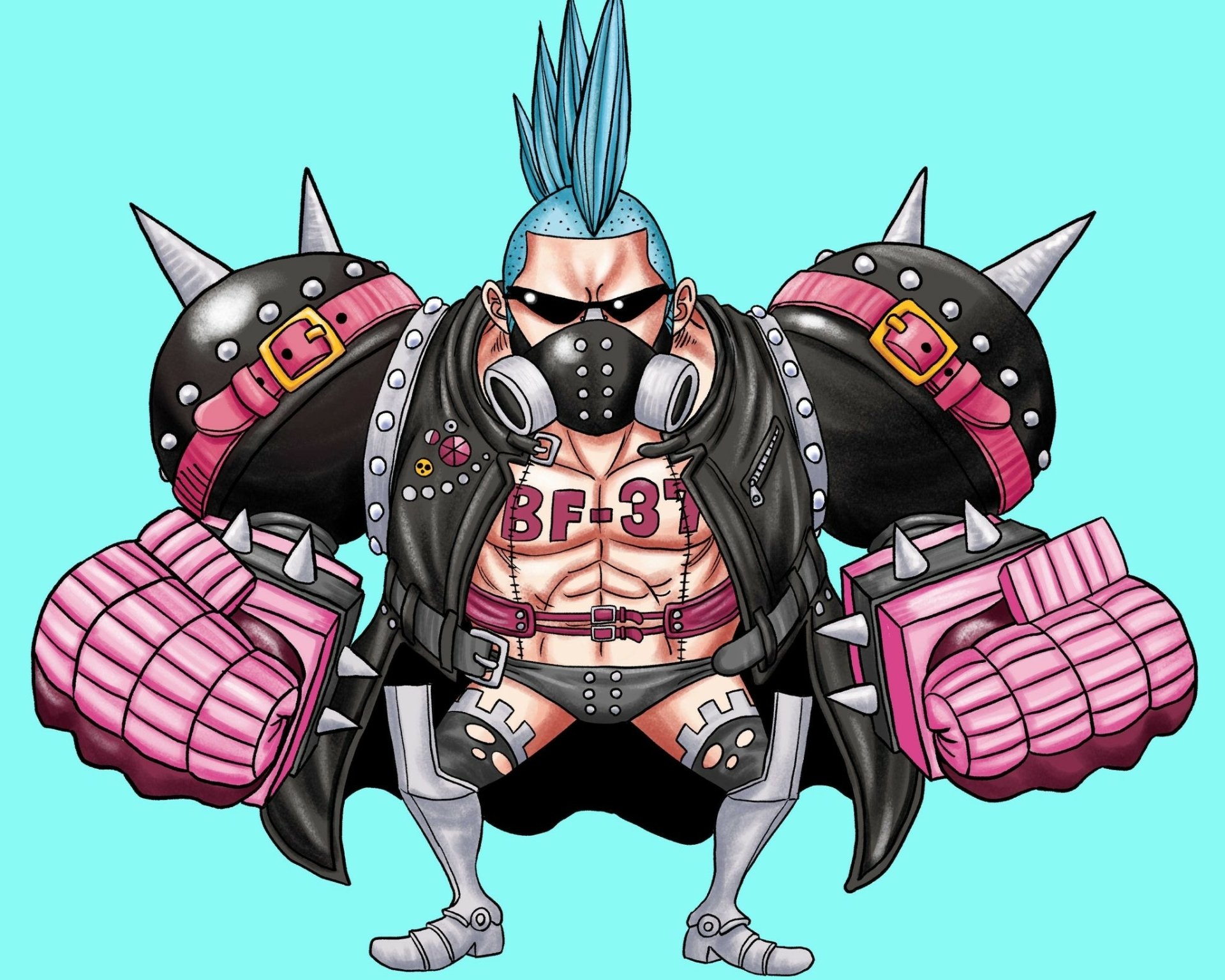 Download Franky (One Piece) Anime One Piece HD Wallpaper by kurosen_akamaru