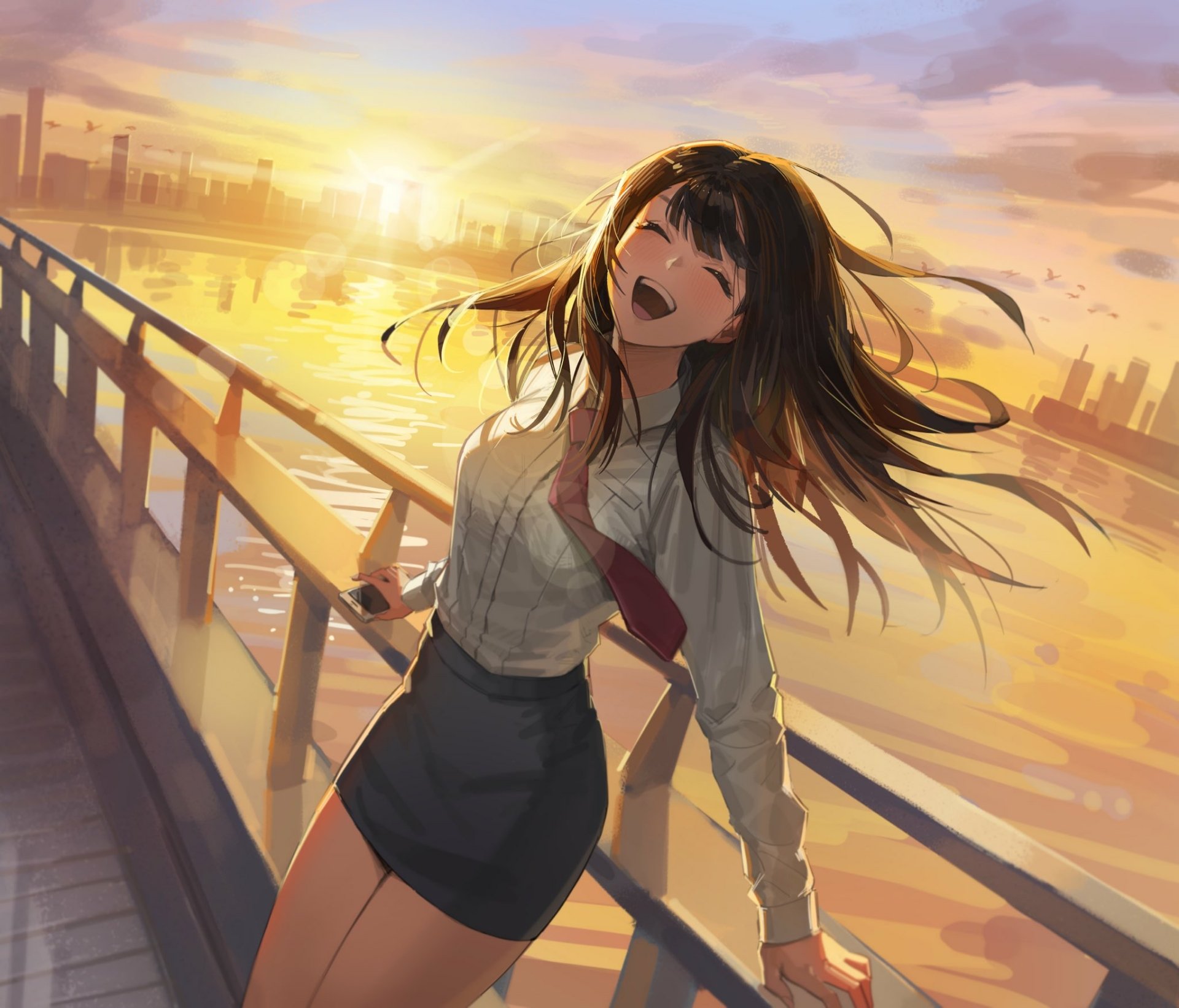 Download Anime Girl Anime Girl HD Wallpaper | 2048x1751 | Wallpaper Abyss