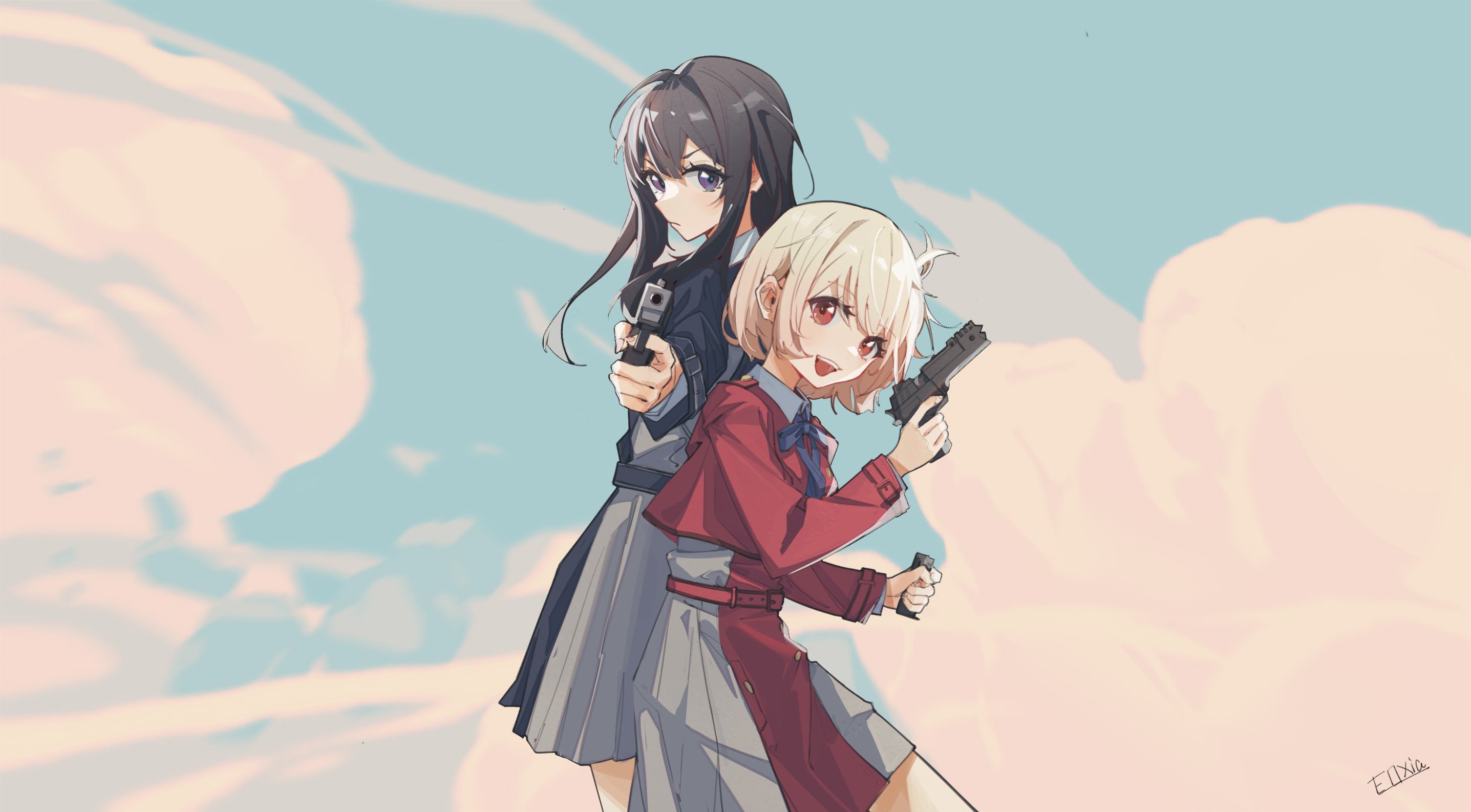 Download Chisato Nishikigi Takina Inoue Anime Lycoris Recoil HD ...