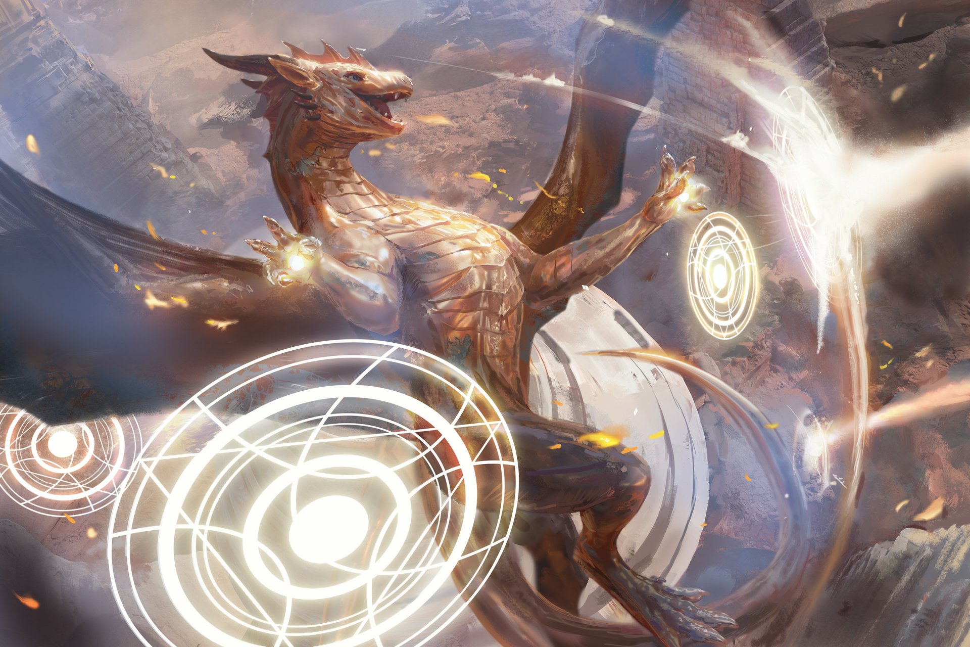 Download Fantasy Dragon HD Wallpaper by Xander Brown