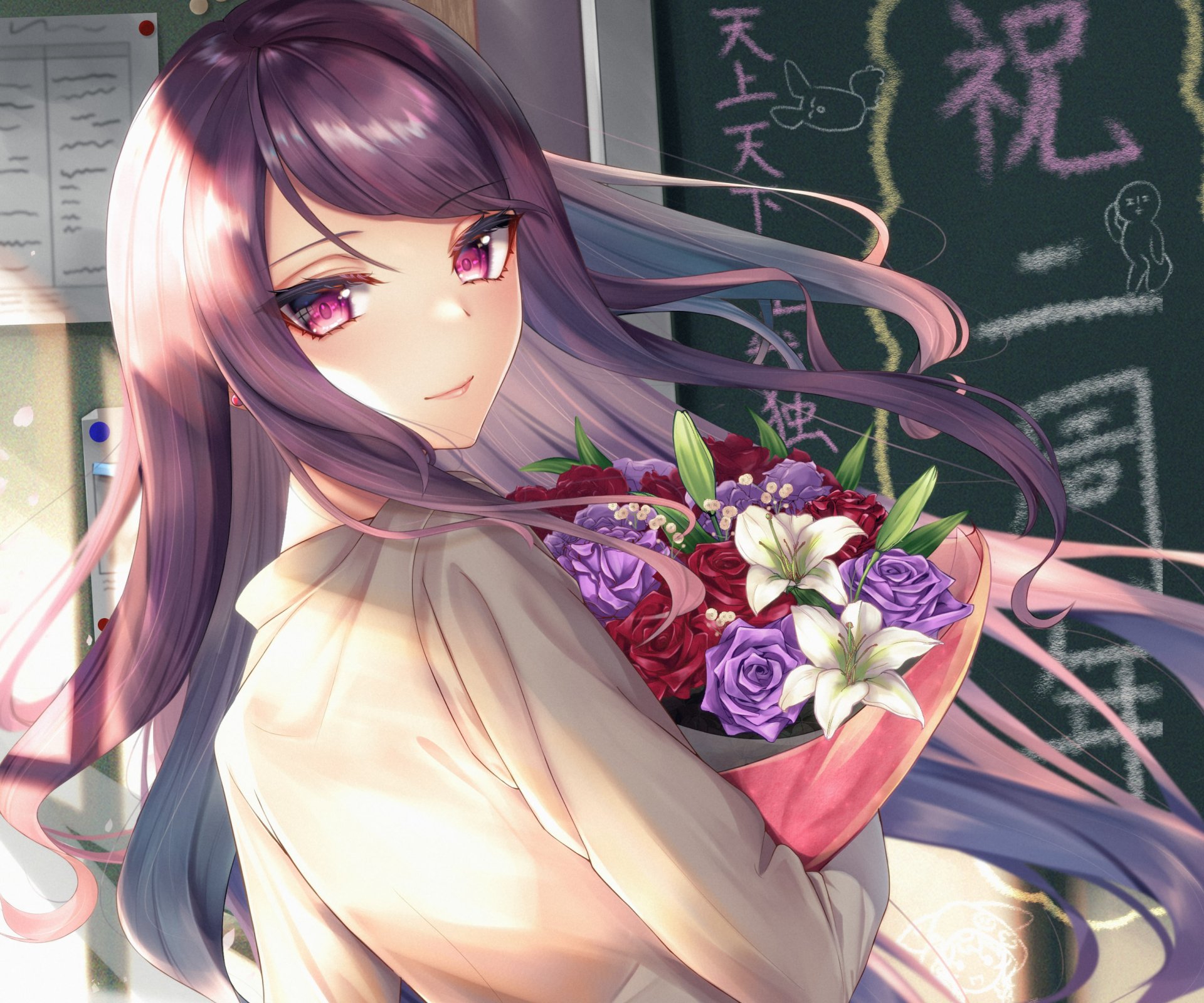 Download Gundo Mirei Anime Virtual Youtuber HD Wallpaper