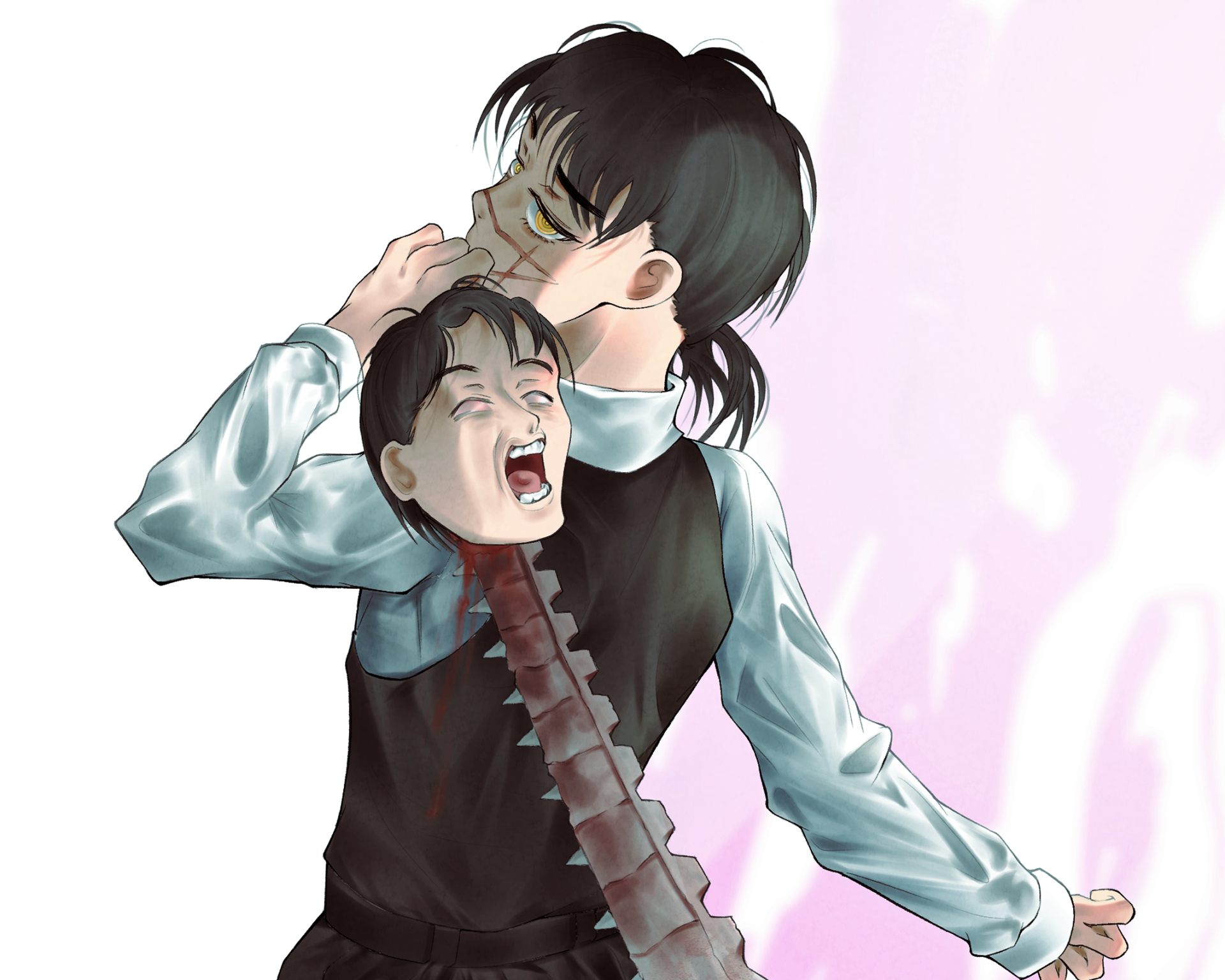 Download War Devil Asa Mitaka Anime Chainsaw Man HD Wallpaper by kalei_sco