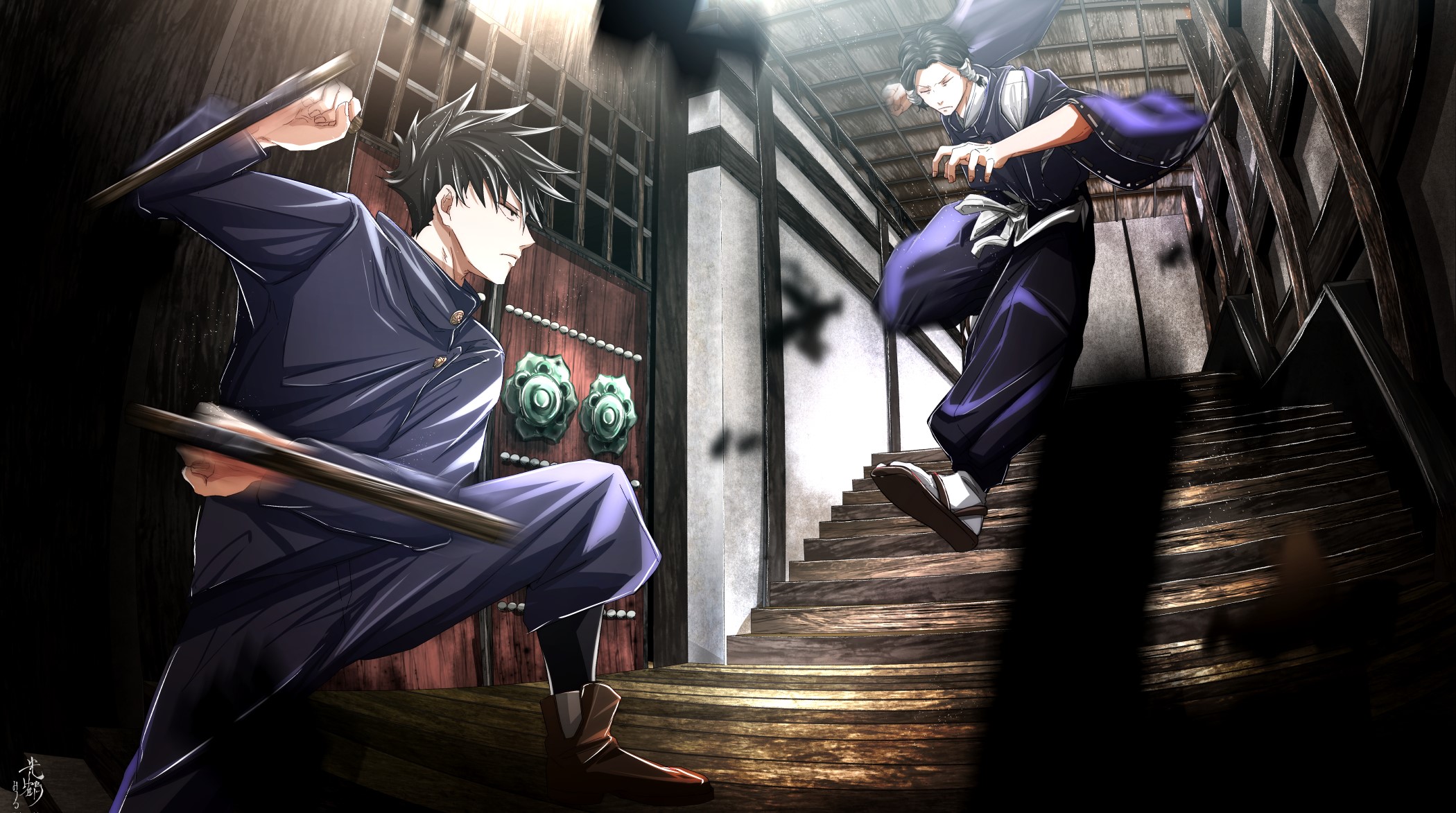 Download Megumi Fushiguro Anime Jujutsu Kaisen HD Wallpaper by 光鶴