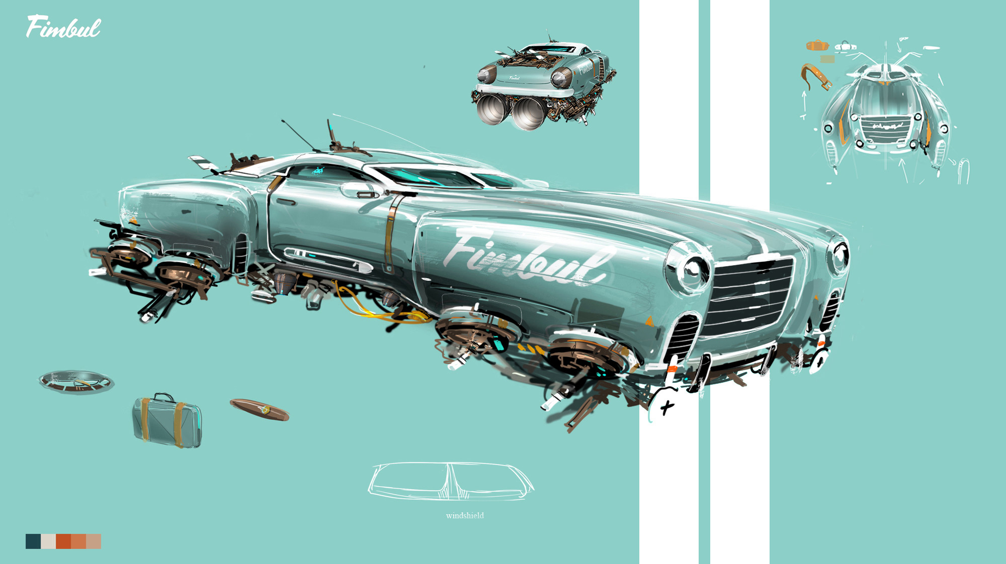 Fallout Concept Art Achtergrond