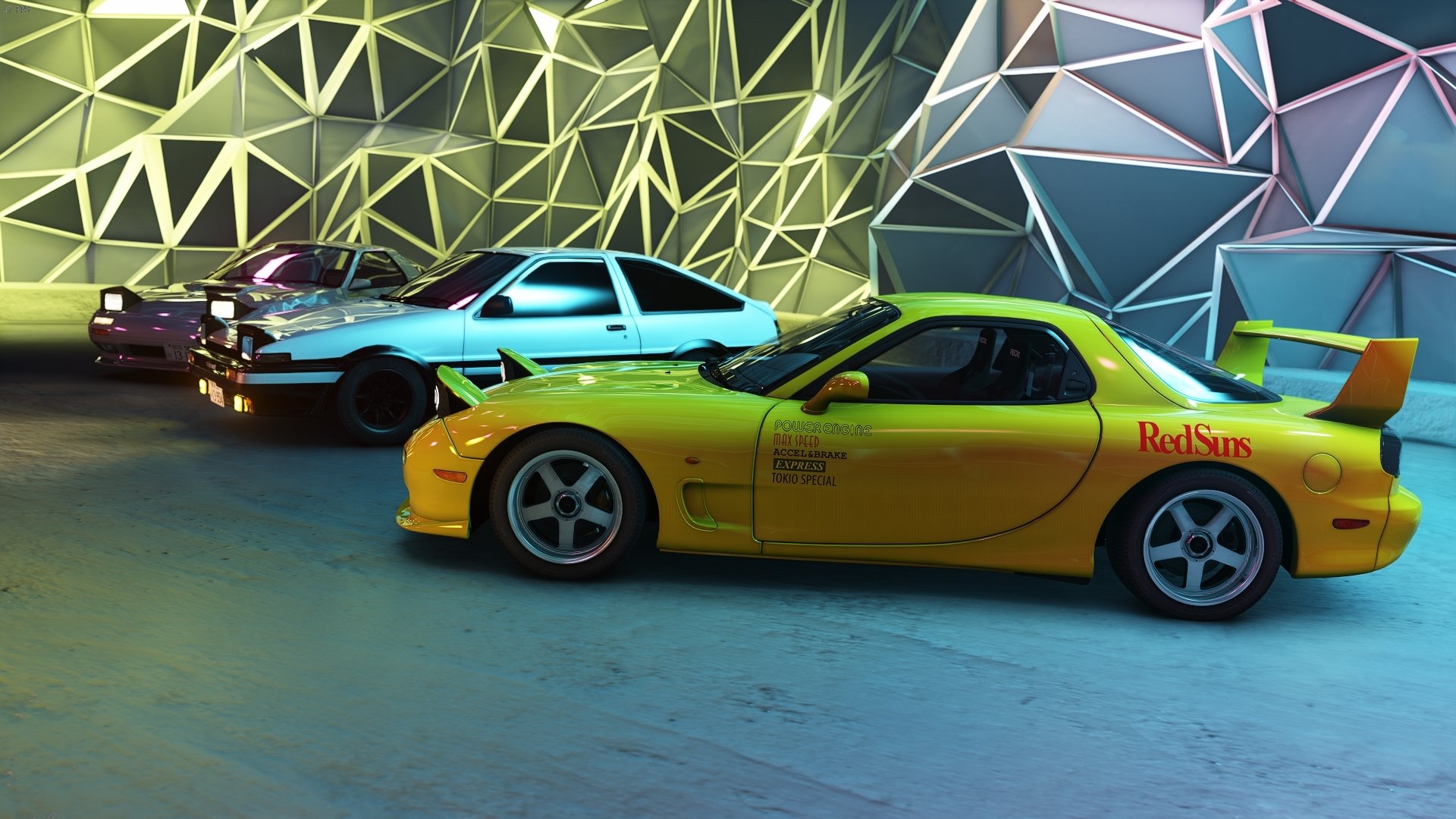 Assetto Corsa Initial D 1st Stage Cars by Wildart89