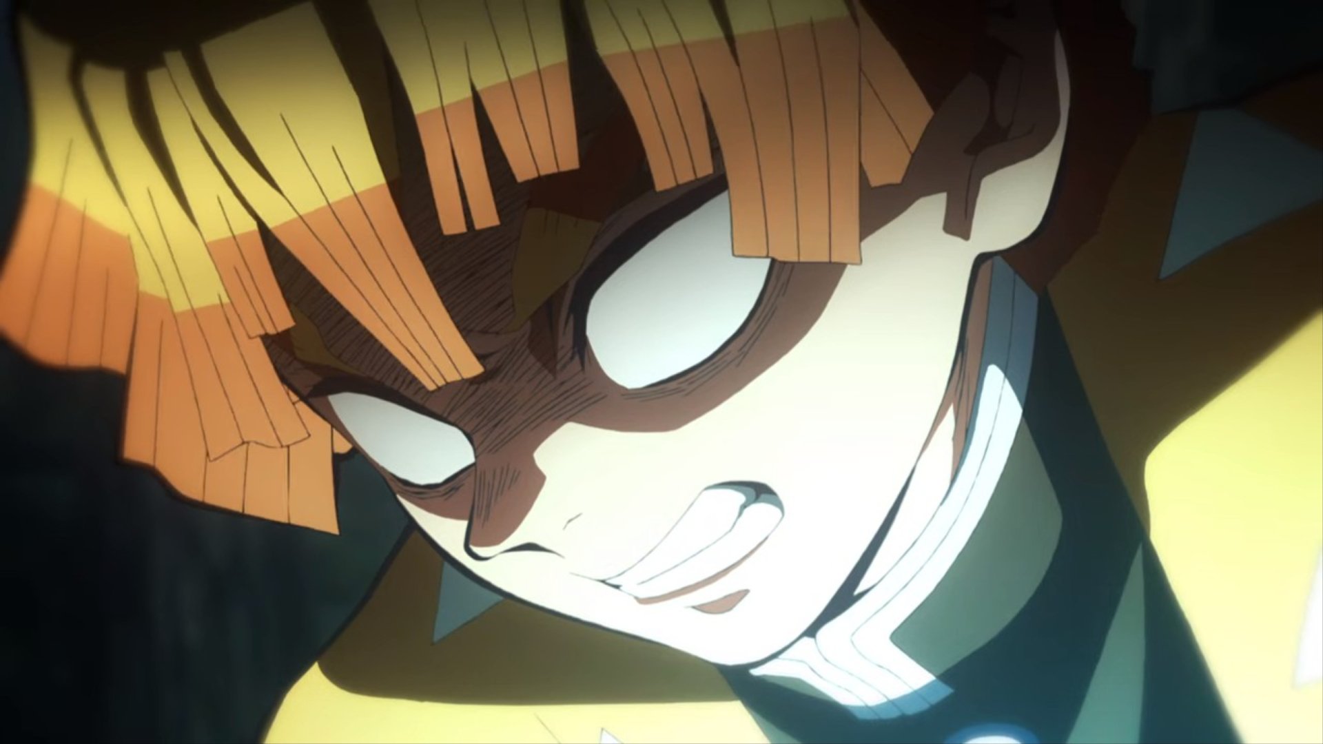 Download Zenitsu Agatsuma Anime Demon Slayer: Kimetsu No Yaiba HD Wallpaper