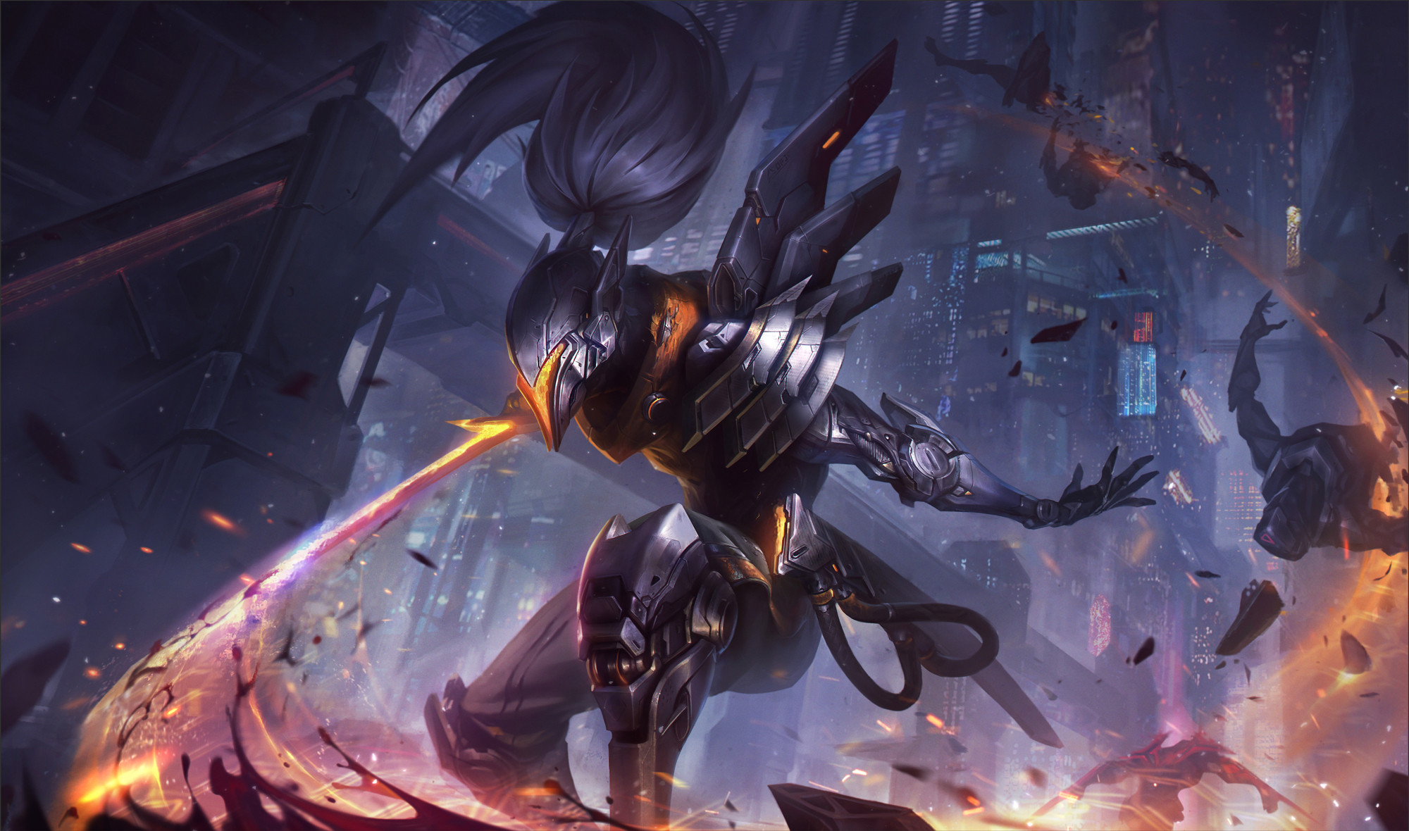 Cyber blade by Xin Lei
