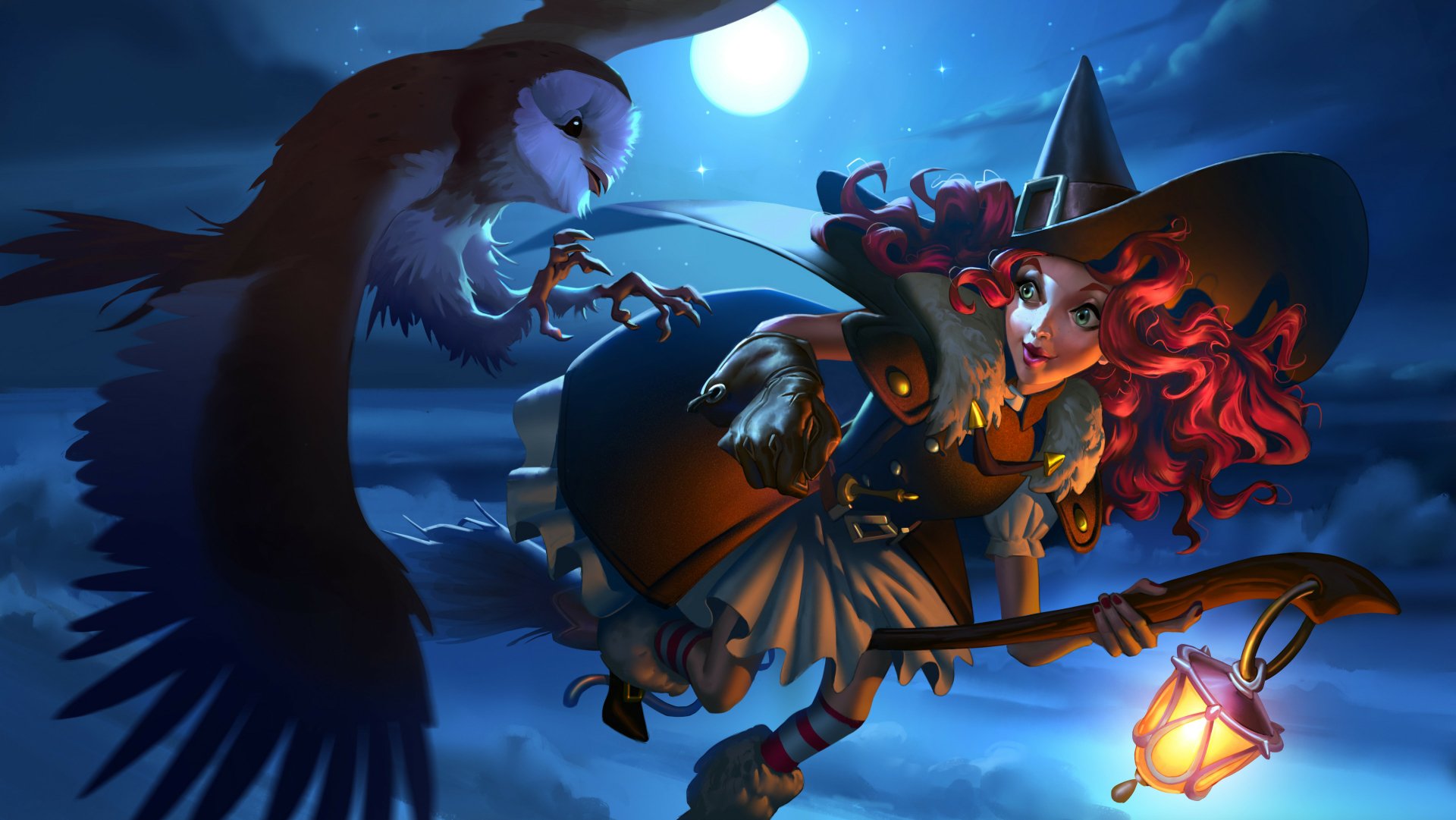 Download Fantasy Witch 4k Ultra HD Wallpaper