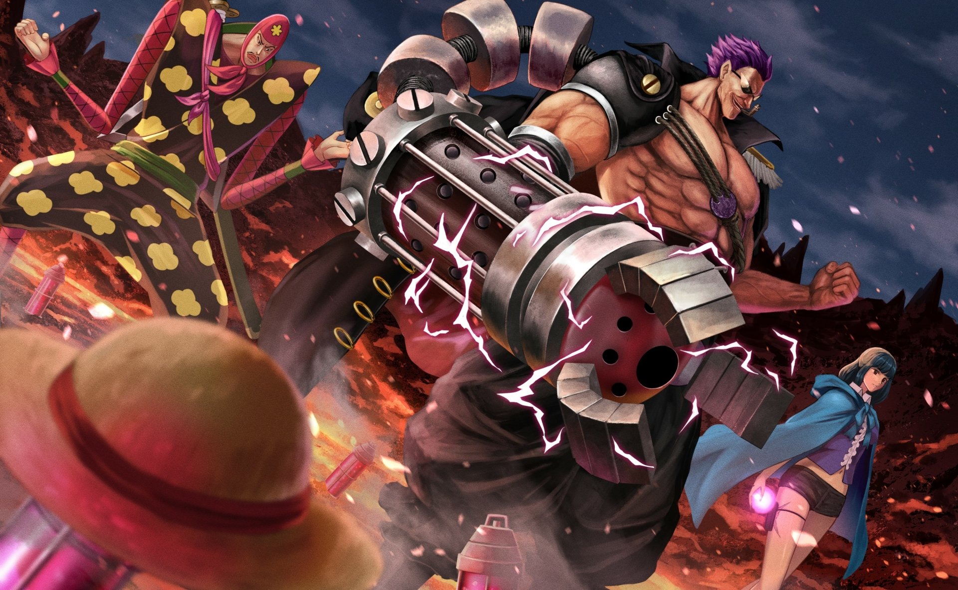 Epic One Piece HD Wallpaper: Fierce Battles & Legendary Adventures in ...
