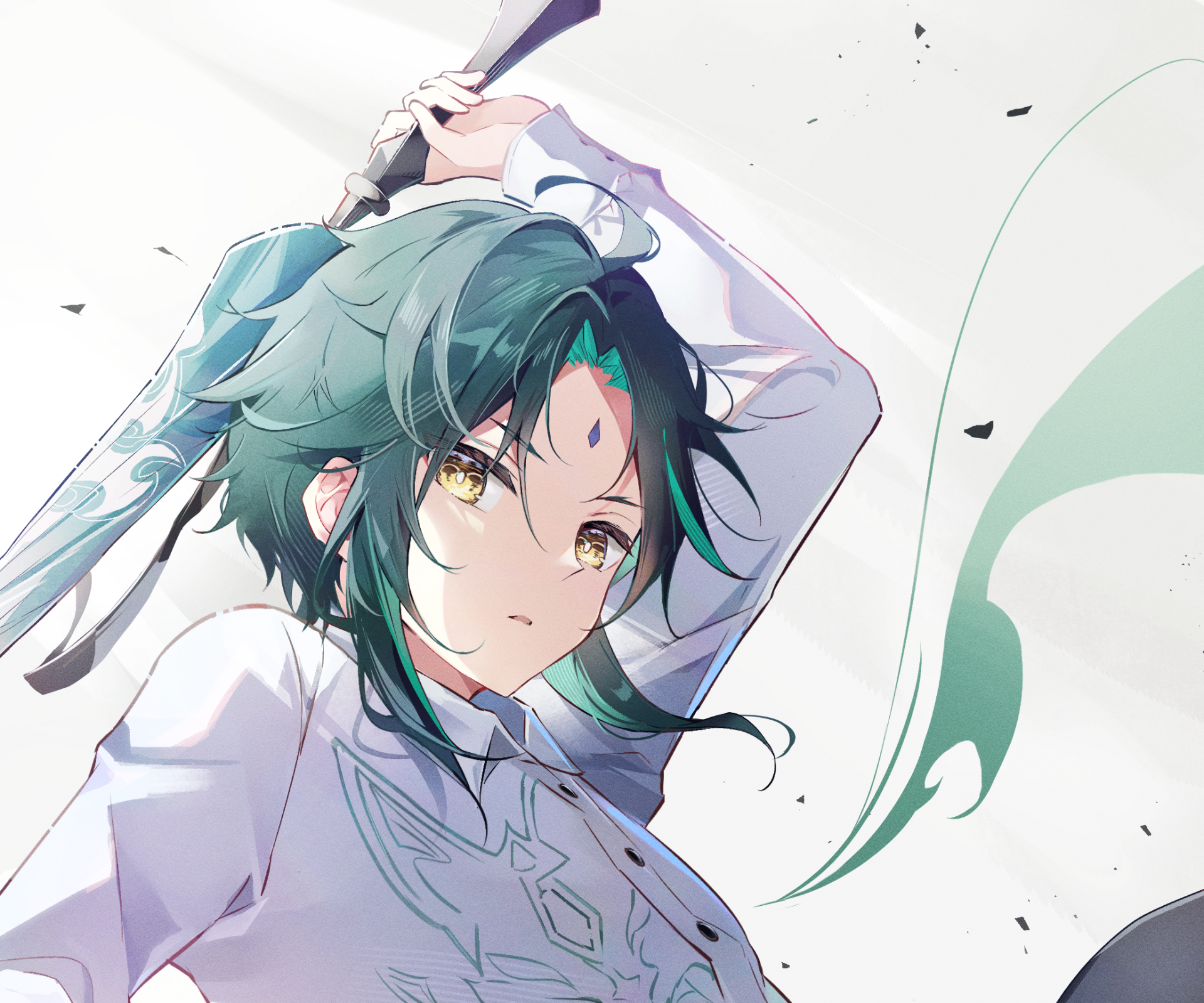 Xiao — Luminous Vigil (Genshin Impact HD Wallpaper) | 2069x1724 ...