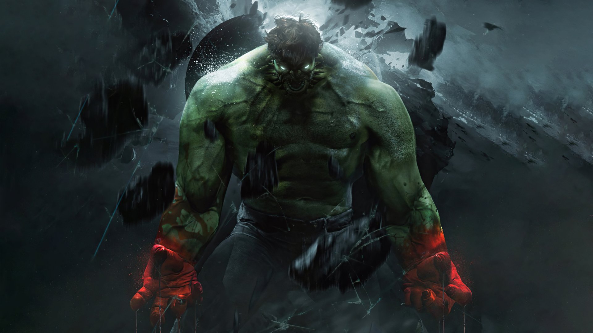 4K Ultra HD Hulk: The Ultimate Comic Power Unleashed by BossLogic