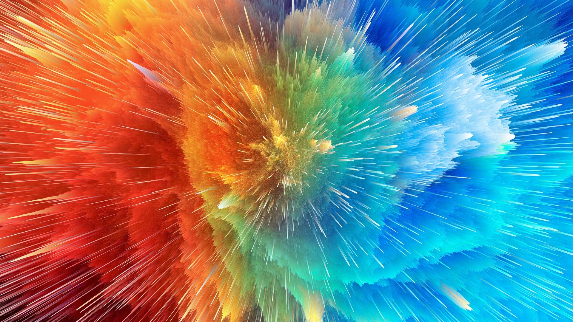 Spectrum Burst — 4K Abstract Color Explosion