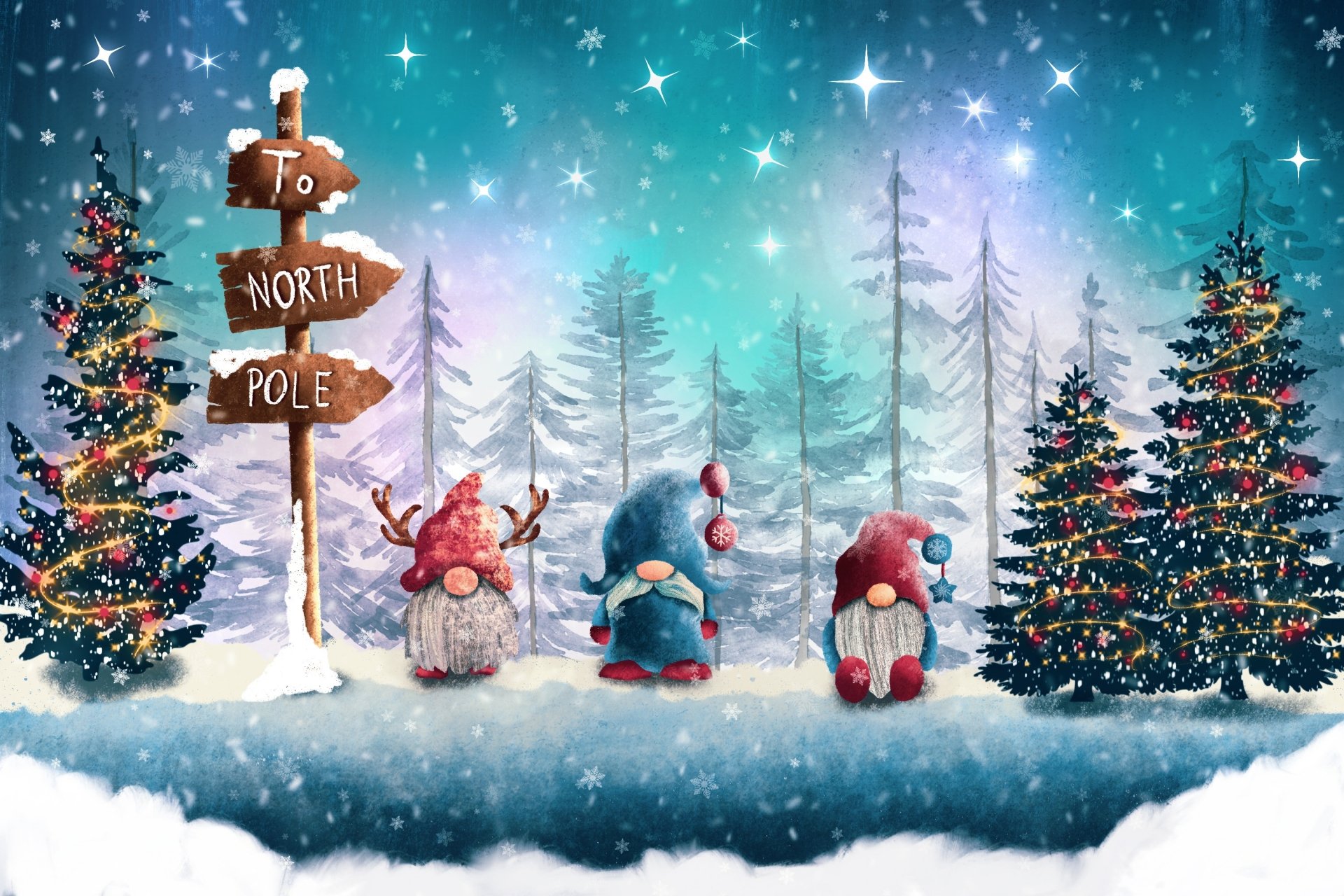 Magical Christmas Adventure - HD Wallpaper