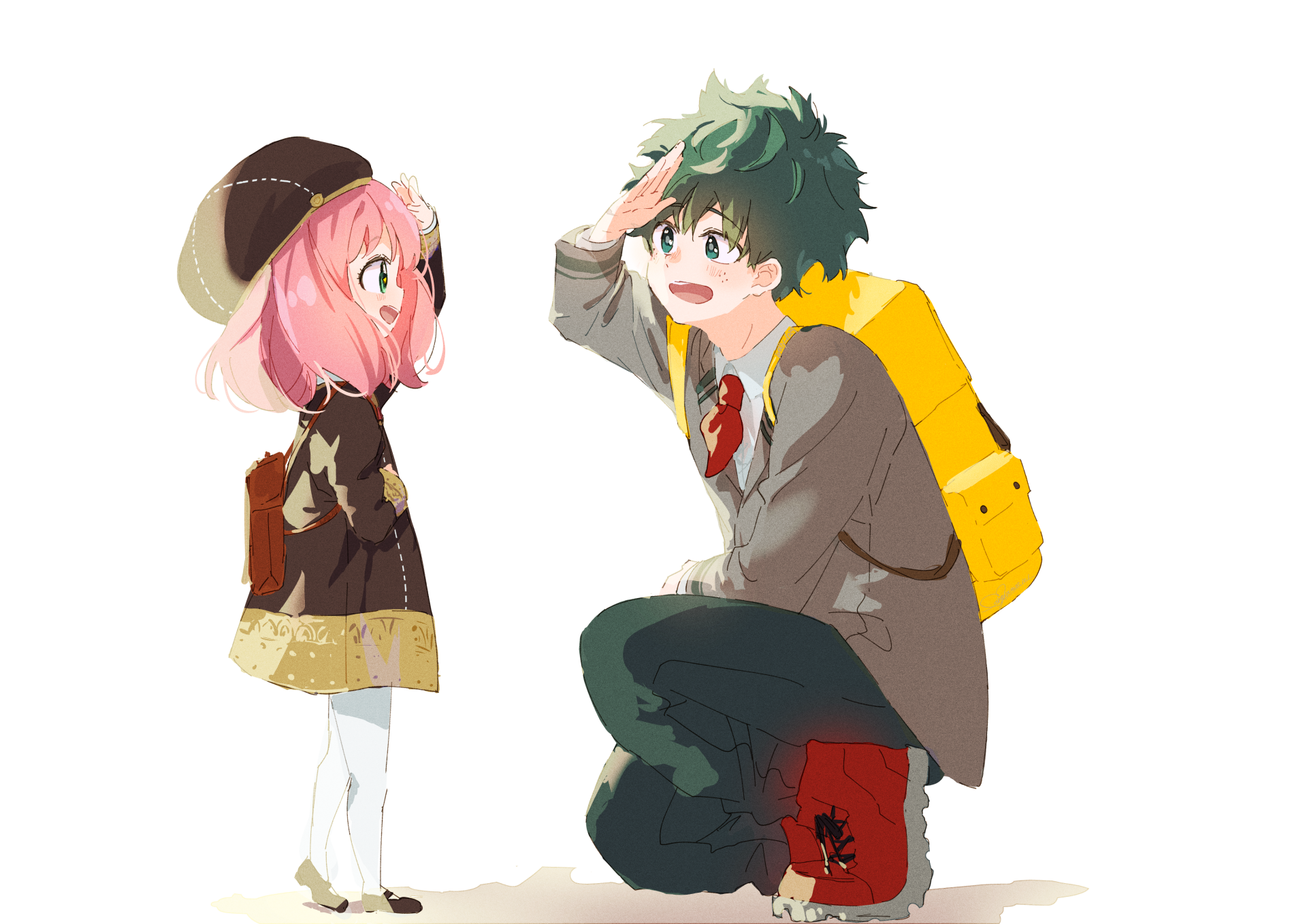 Download Izuku Midoriya Anya Forger Anime Crossover 4k Ultra HD ...