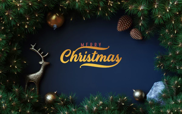4K Ultra HD Merry Christmas Holiday Festive Wallpaper