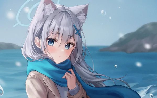 Download Anime Blue Archive The Animation Shiroko Sunaookami Blue ...