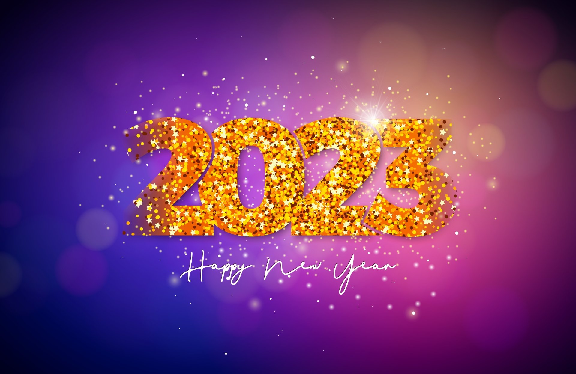 Download Holiday New Year 2023 4k Ultra HD Wallpaper