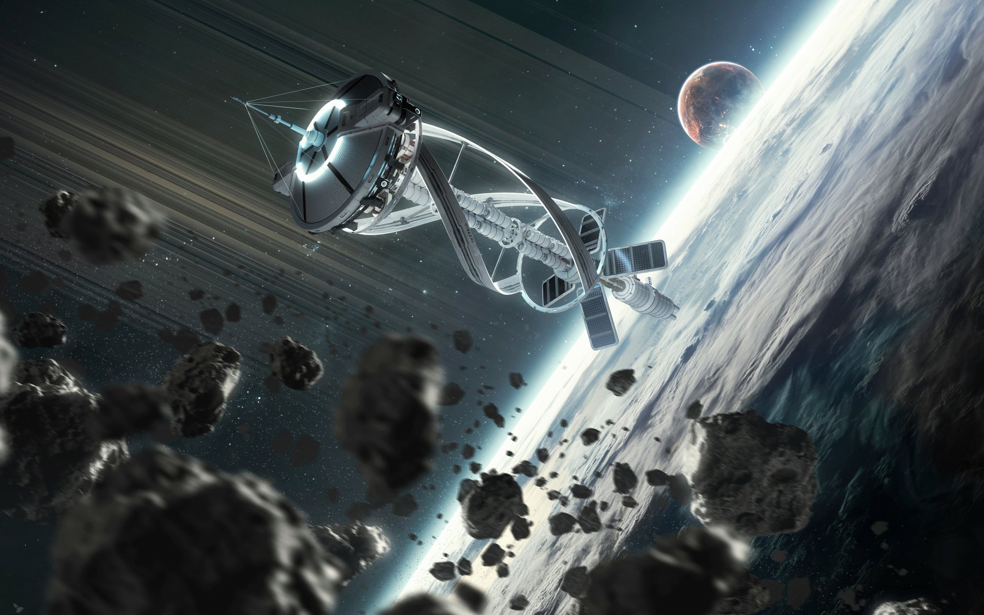 Stellar Ark — 4K Sci‑Fi Spaceship by Vadim Sadovski