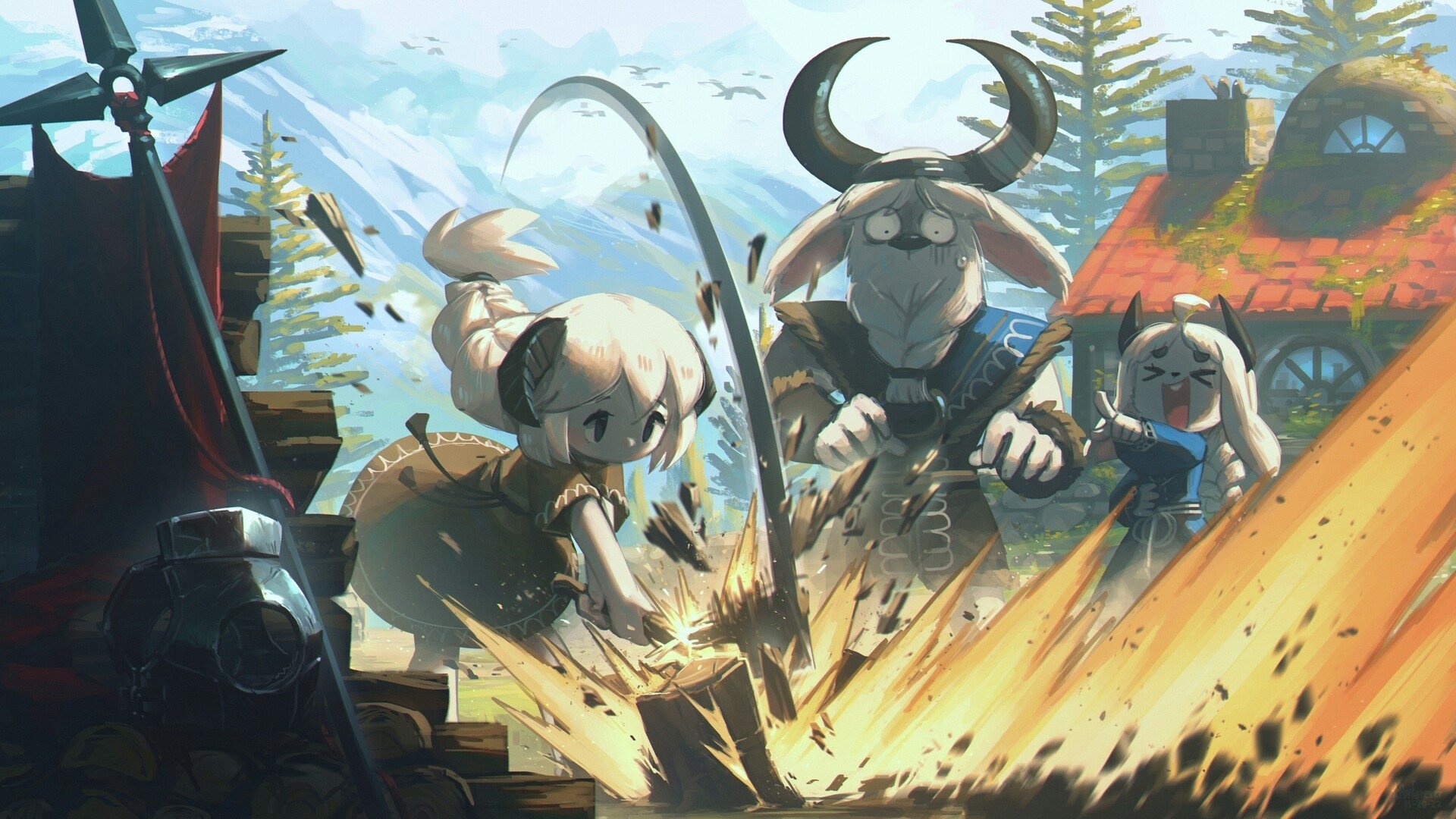 Download Fantasy People HD Wallpaper by porforever