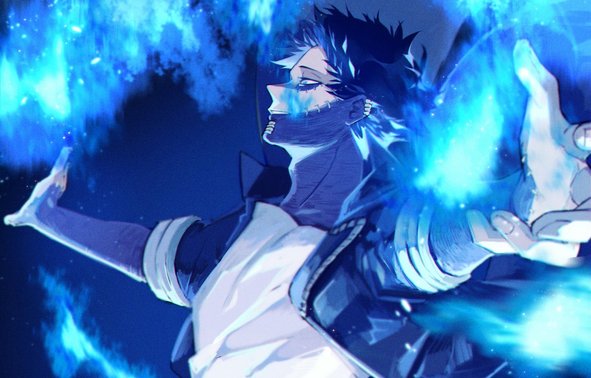Dabi Blaze HD Wallpaper – Epic My Hero Academia Anime Art by ロ品
