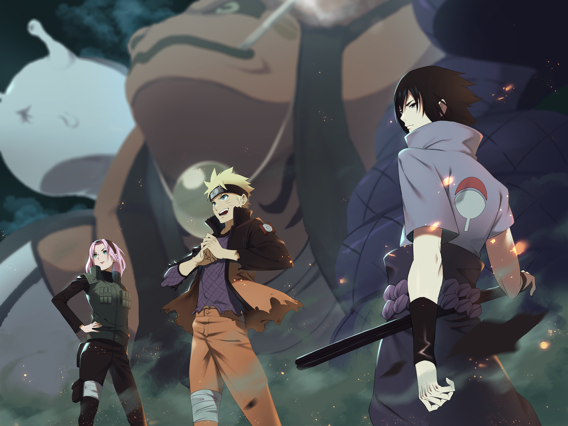 Download Sasuke Uchiha Naruto Uzumaki Sakura Haruno Anime Naruto Naruto ...