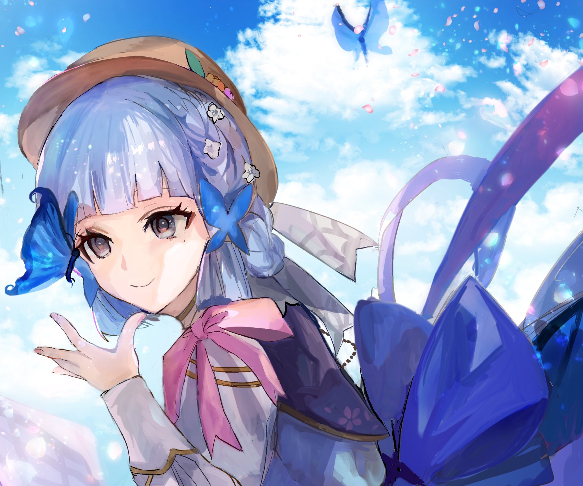 Serene Kamisato Ayaka HD Wallpaper