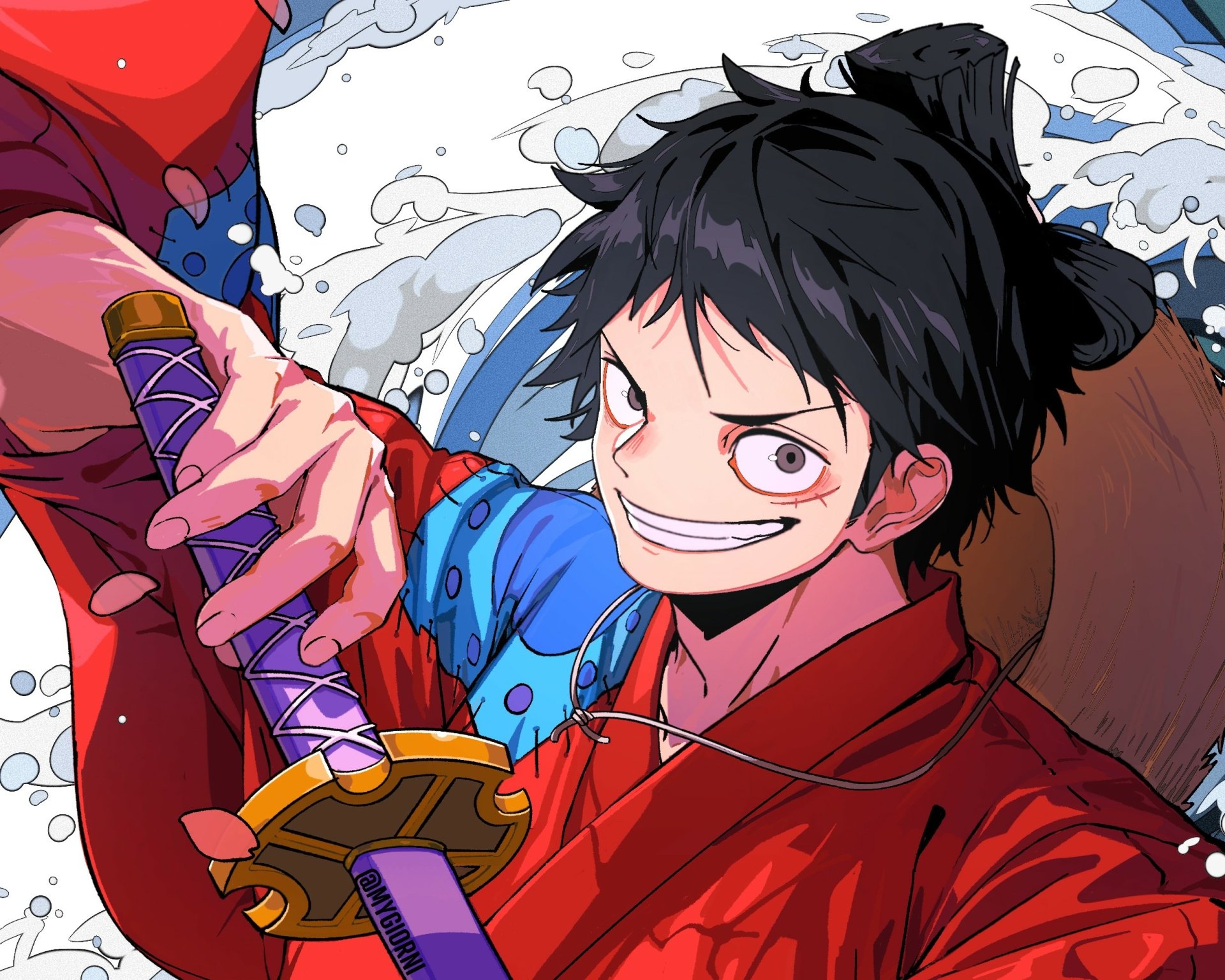 Download Monkey D. Luffy Anime One Piece HD Wallpaper by mygiorni