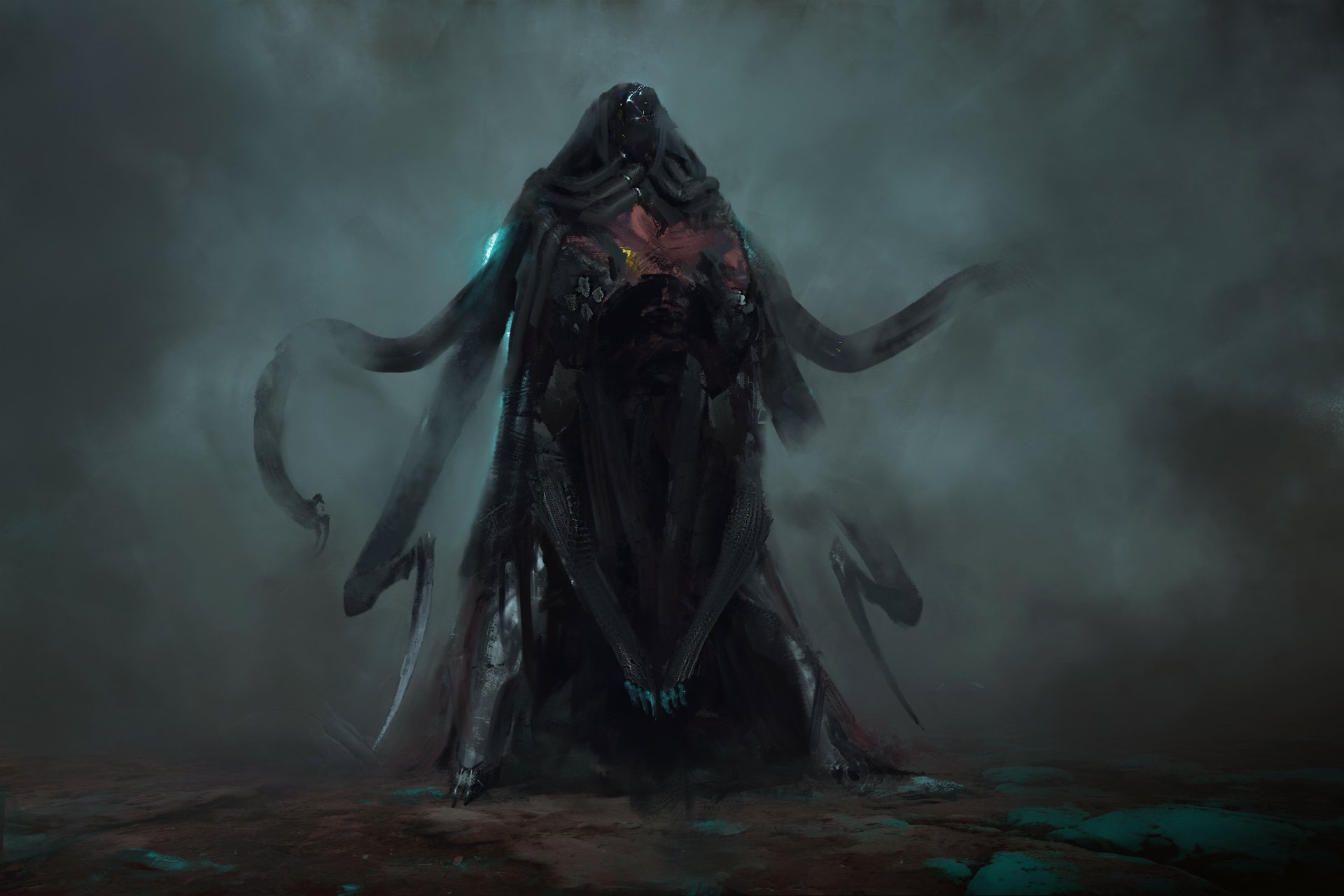 Download Dark Creature HD Wallpaper by Vladimir Matyukhin