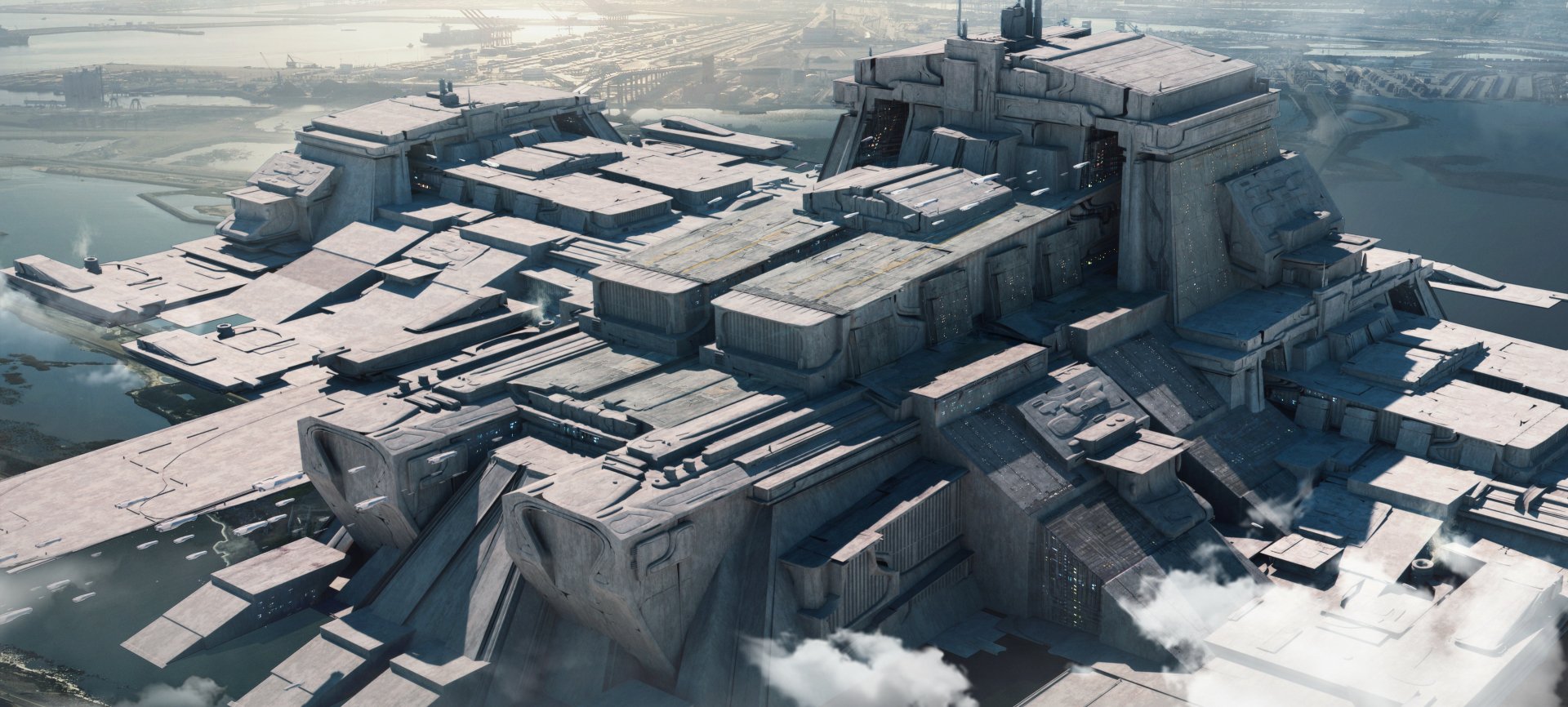Download Sci Fi Structure HD Wallpaper by Julian Calle