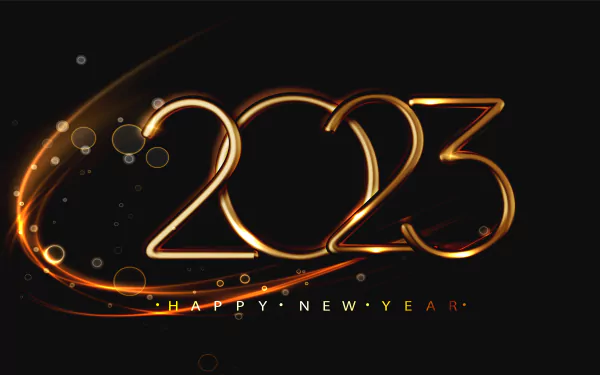 Download Holiday New Year 2023 4k Ultra HD Wallpaper