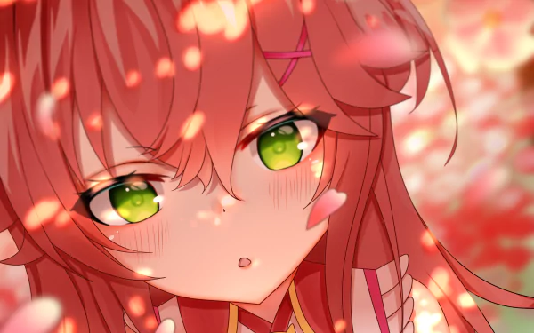 Sakura Miko HD Wallpaper Spotlight. by yu illust1002