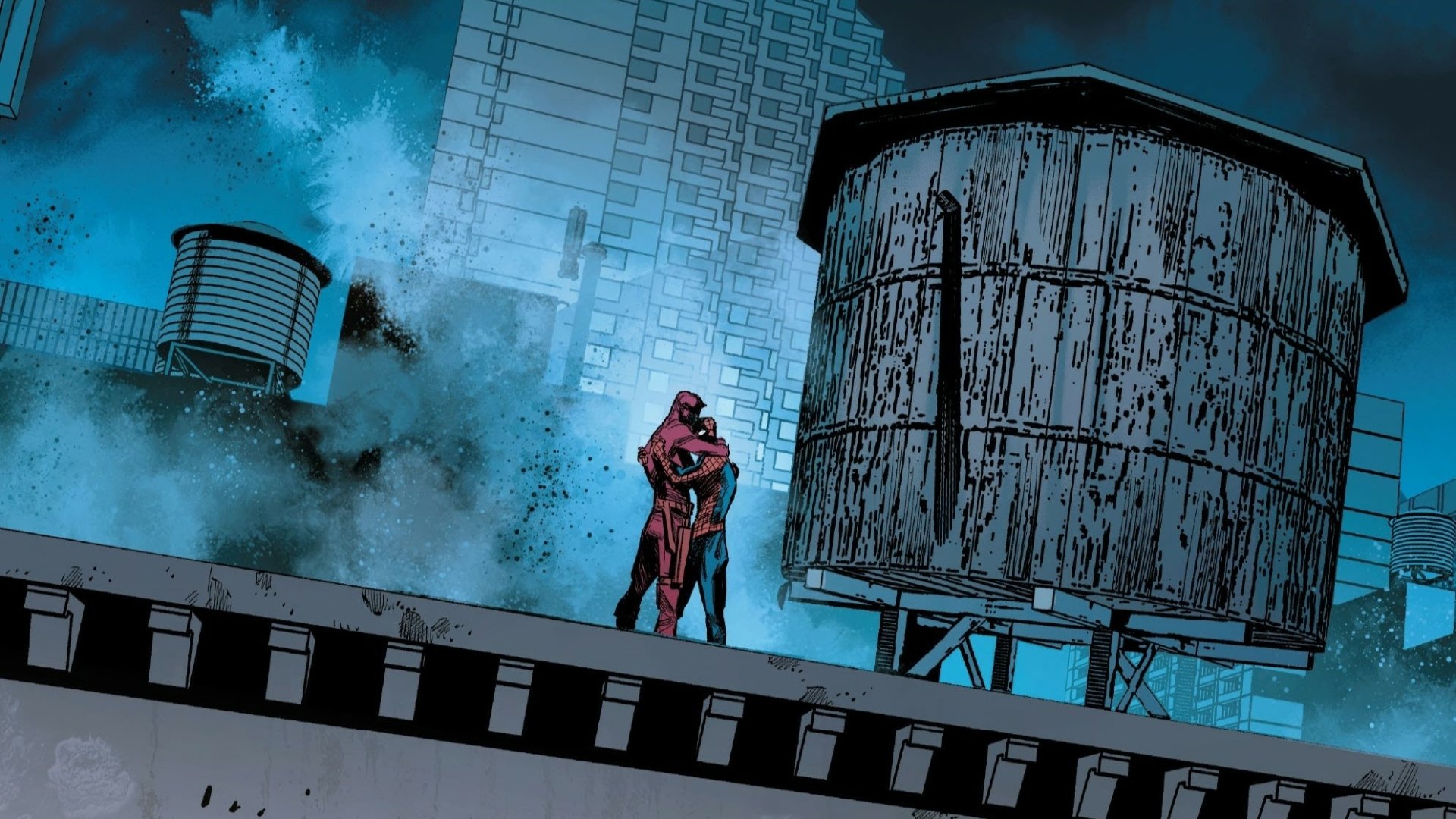 Download Peter Parker Spider Man Comic Daredevil HD Wallpaper by Marco ...