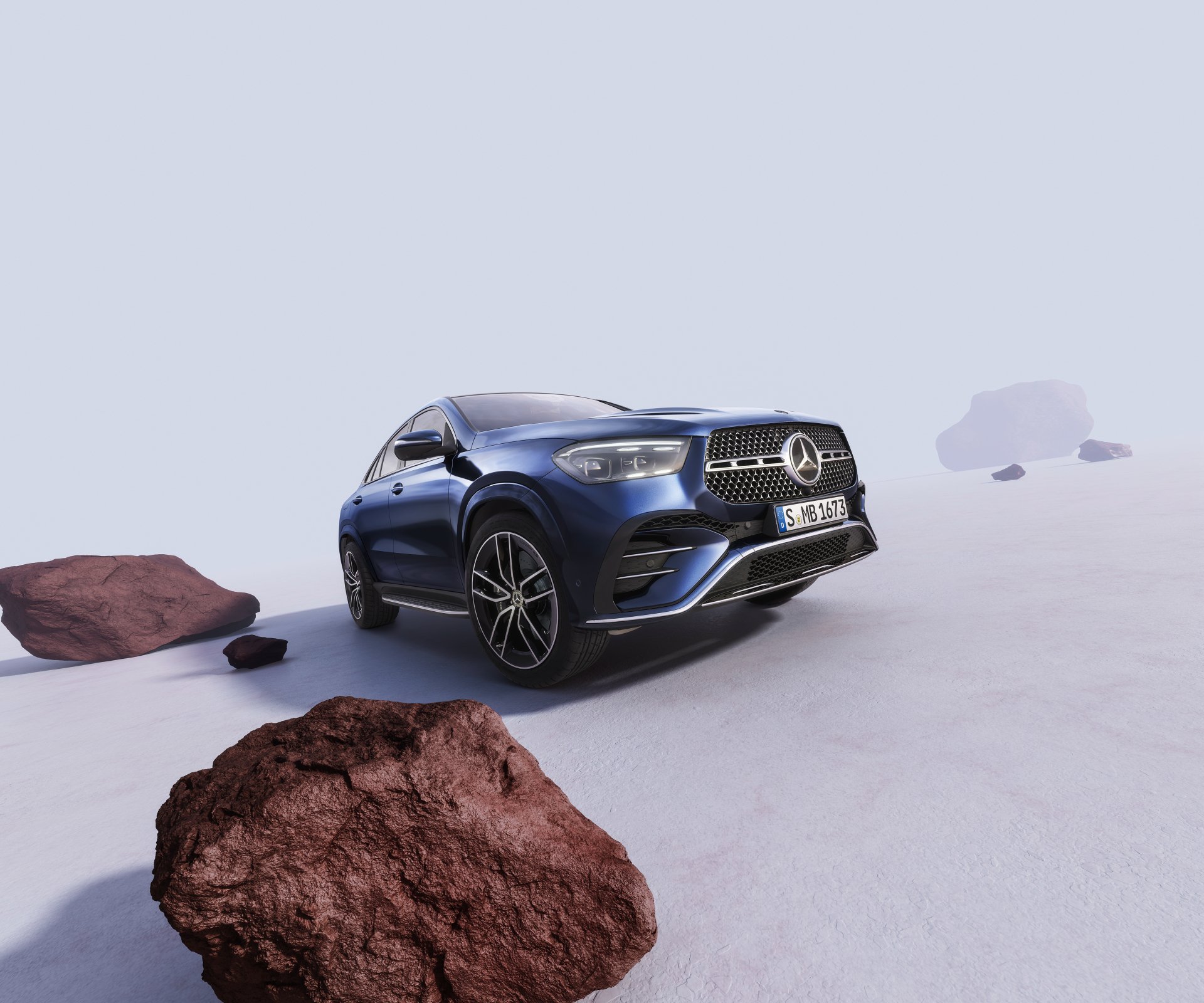 Download Vehicle Mercedes-Benz GLE-Class 4k Ultra HD Wallpaper