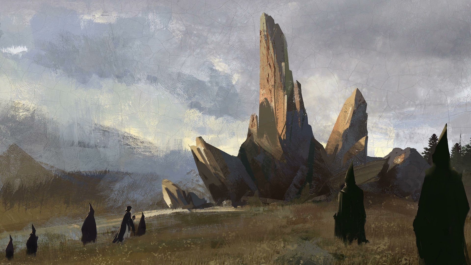 Hogwarts Legacy 4K Ultra HD Video Game Wallpaper – Enchanted Rocky Vista