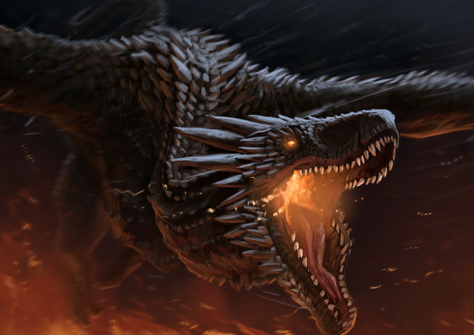 House of the Dragon — Infernal Roar (HD Wallpaper) by Brutal Kangaroo ...