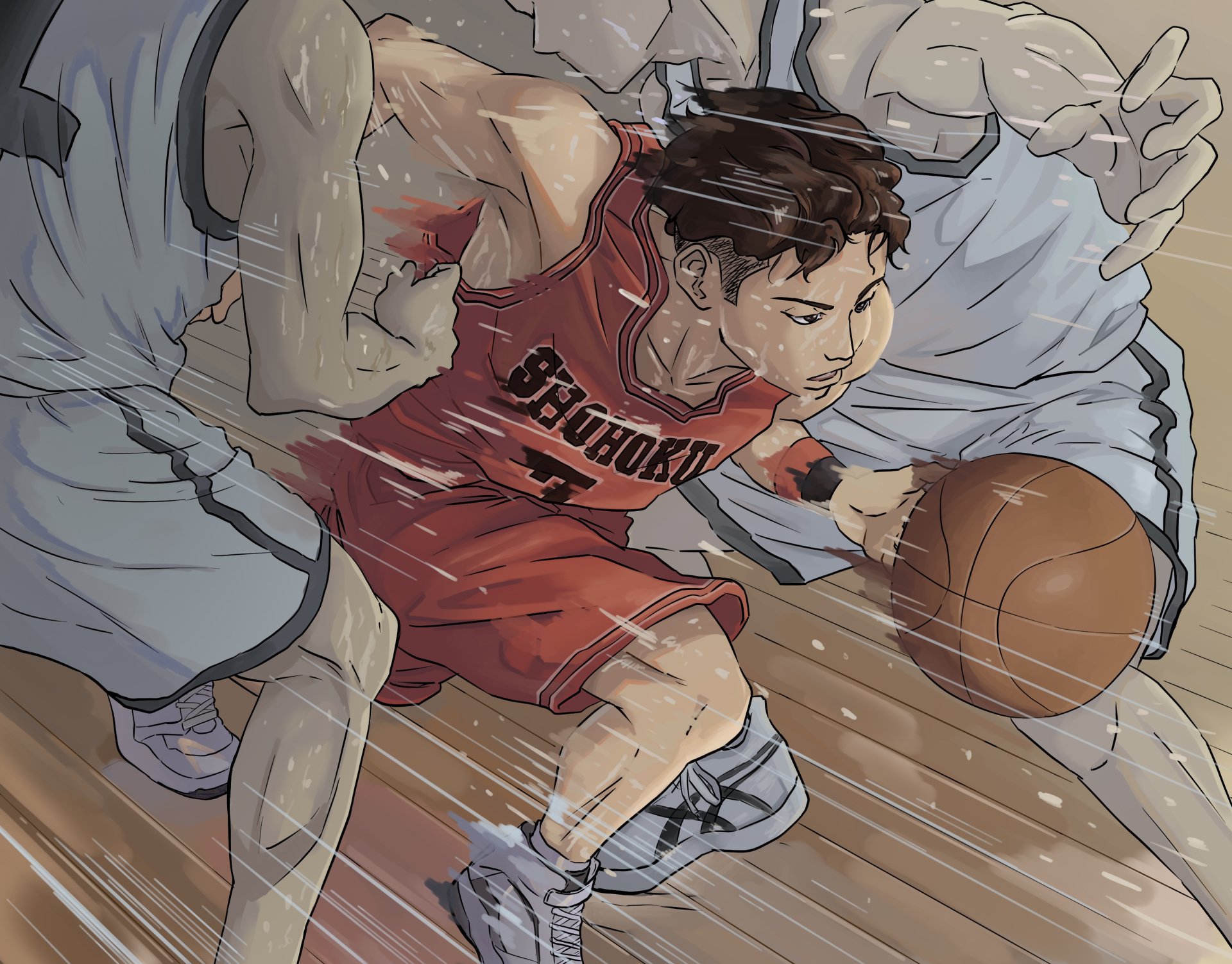 Miyagi Ryota — Slam Dunk: Quick Guard (2K Quad HD Wallpaper) by urtk1277