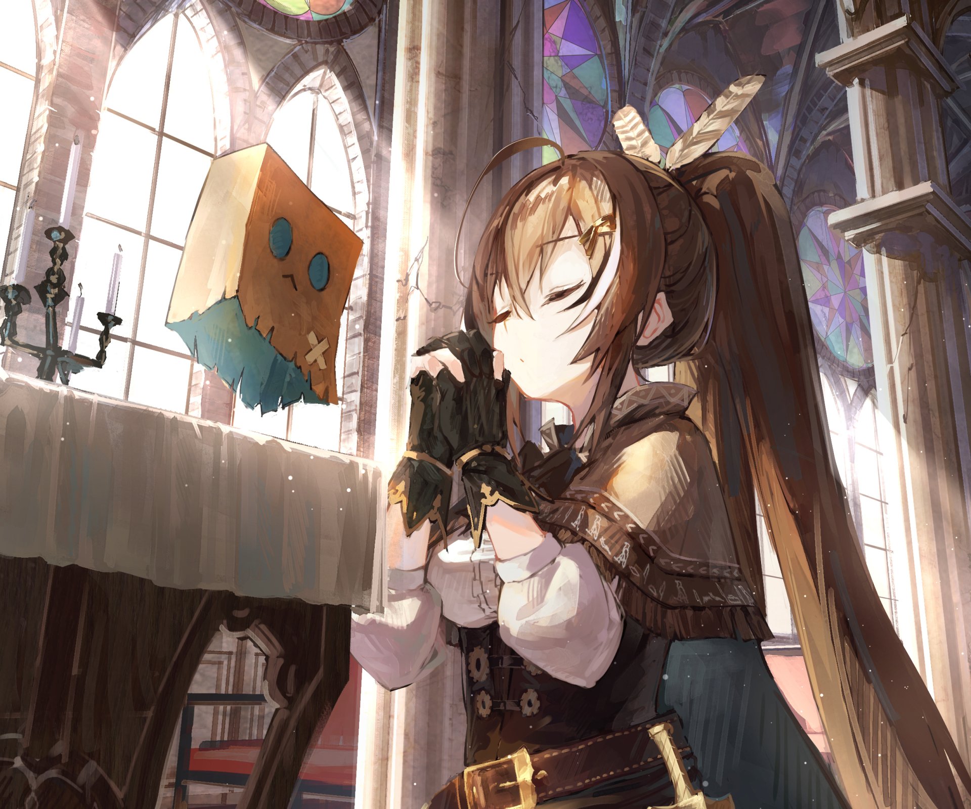 Nanashi Mumei HD Wallpaper – Hololive Anime Virtual Vibe by Yu Hydra0319