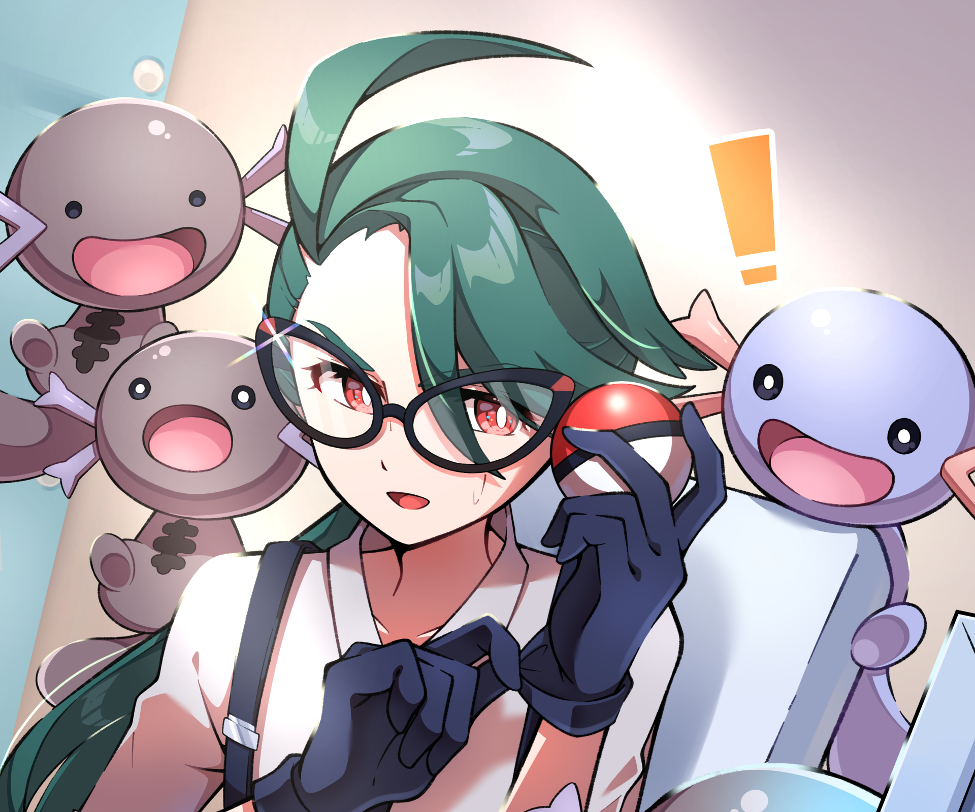 Pokémon Scarlet & Violet — Trainer & Wooper Squad (2K Quad HD Wallpaper ...