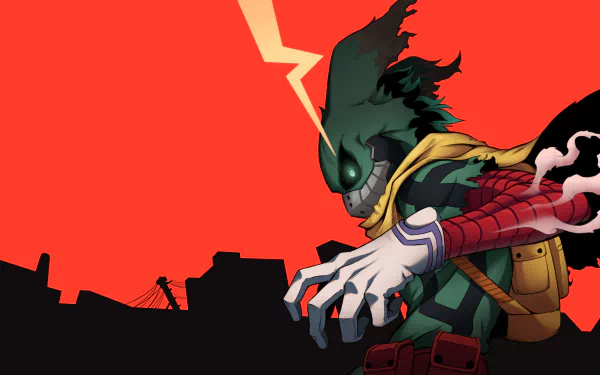 Download Anime My Hero Academia Izuku Midoriya Dark Deku 4k Ultra HD ...