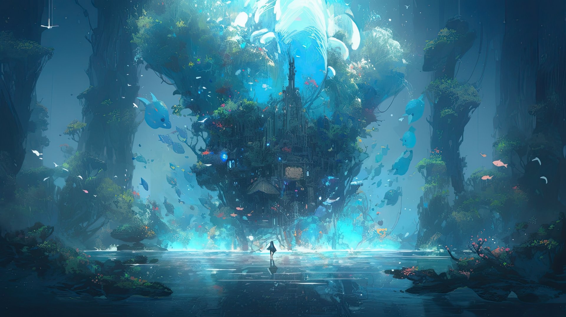 8K Ultra HD Anime Dreamscape: Original AI Art Wonderland