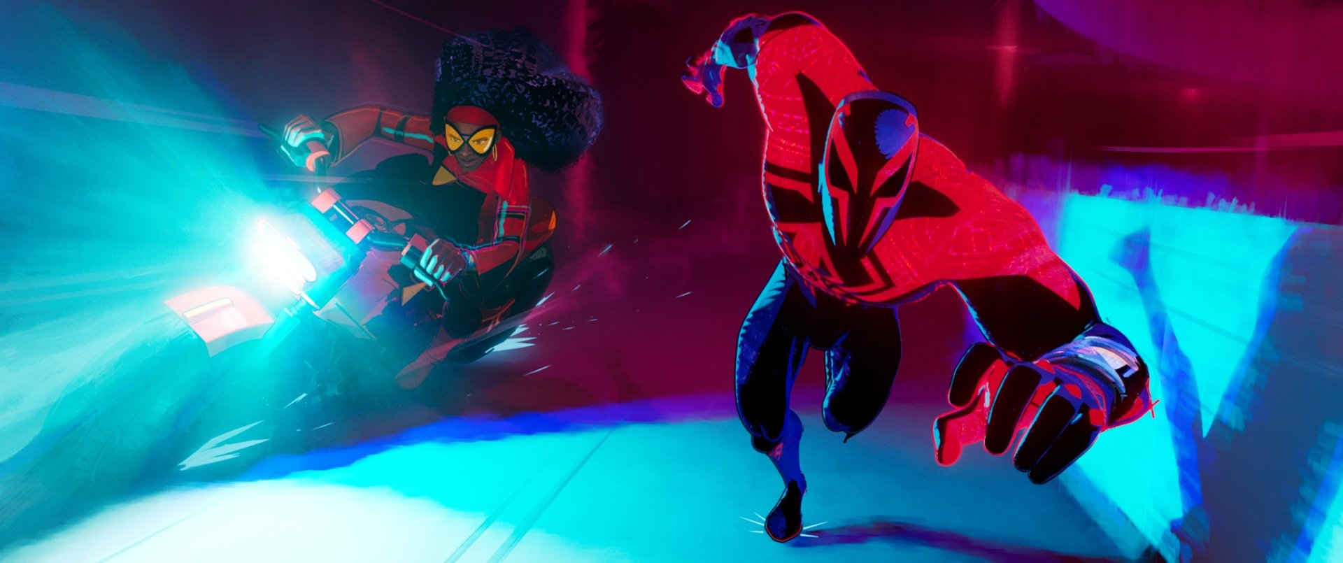 Spider-Verse HD Wallpaper - Dynamic Spider-Man Action