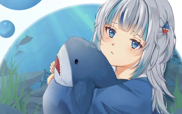Gawr Gura Ultra HD - Hololive Shark Queen Wallpaper