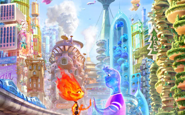 Download Movie Elemental 4k Ultra HD Wallpaper