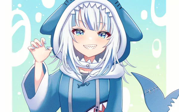 Gawr Gura Ultra HD - Hololive Shark Queen Wallpaper