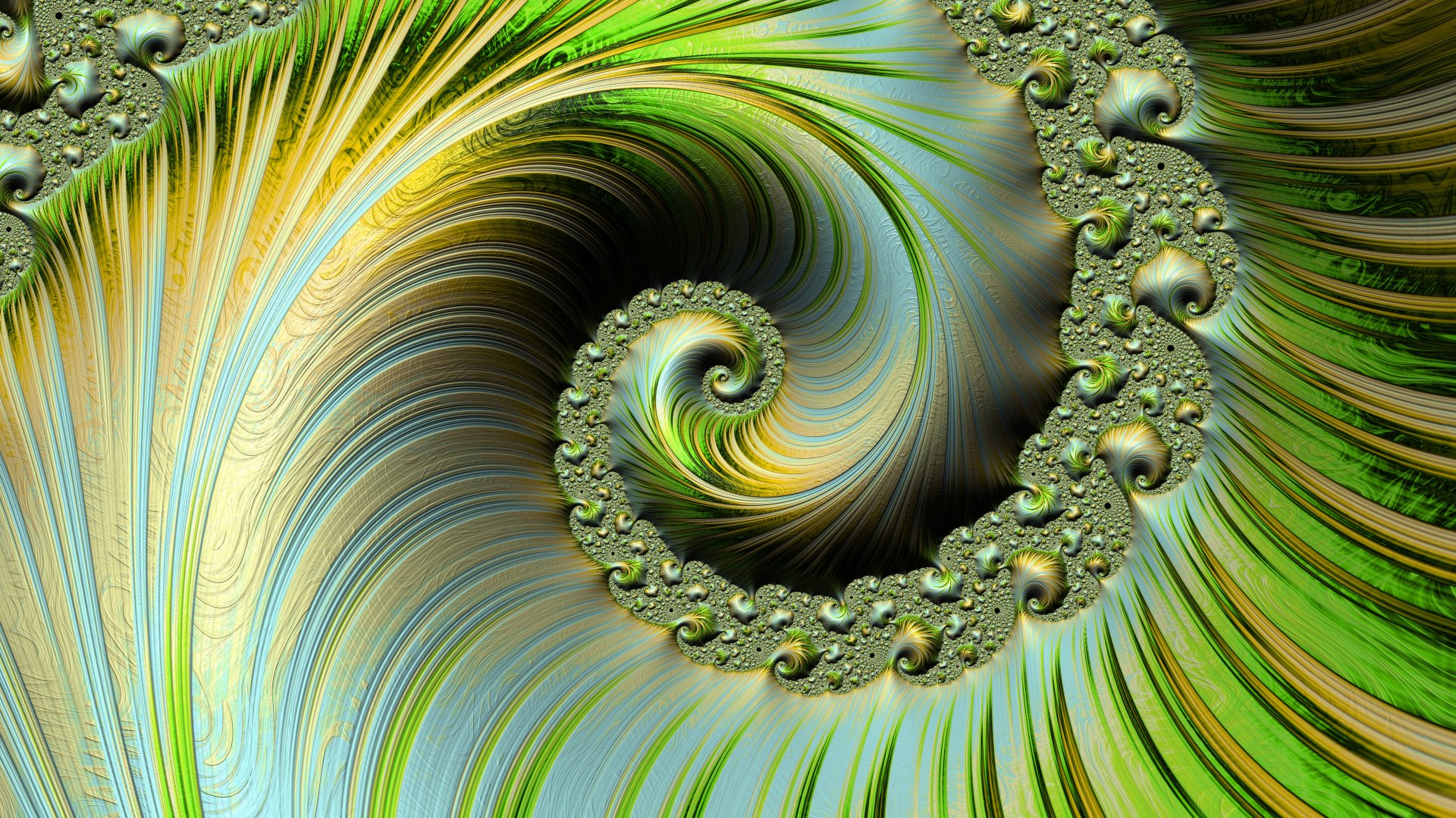 Fractal Art Green Spiral Fractal Art For Your Desktop Forest Green