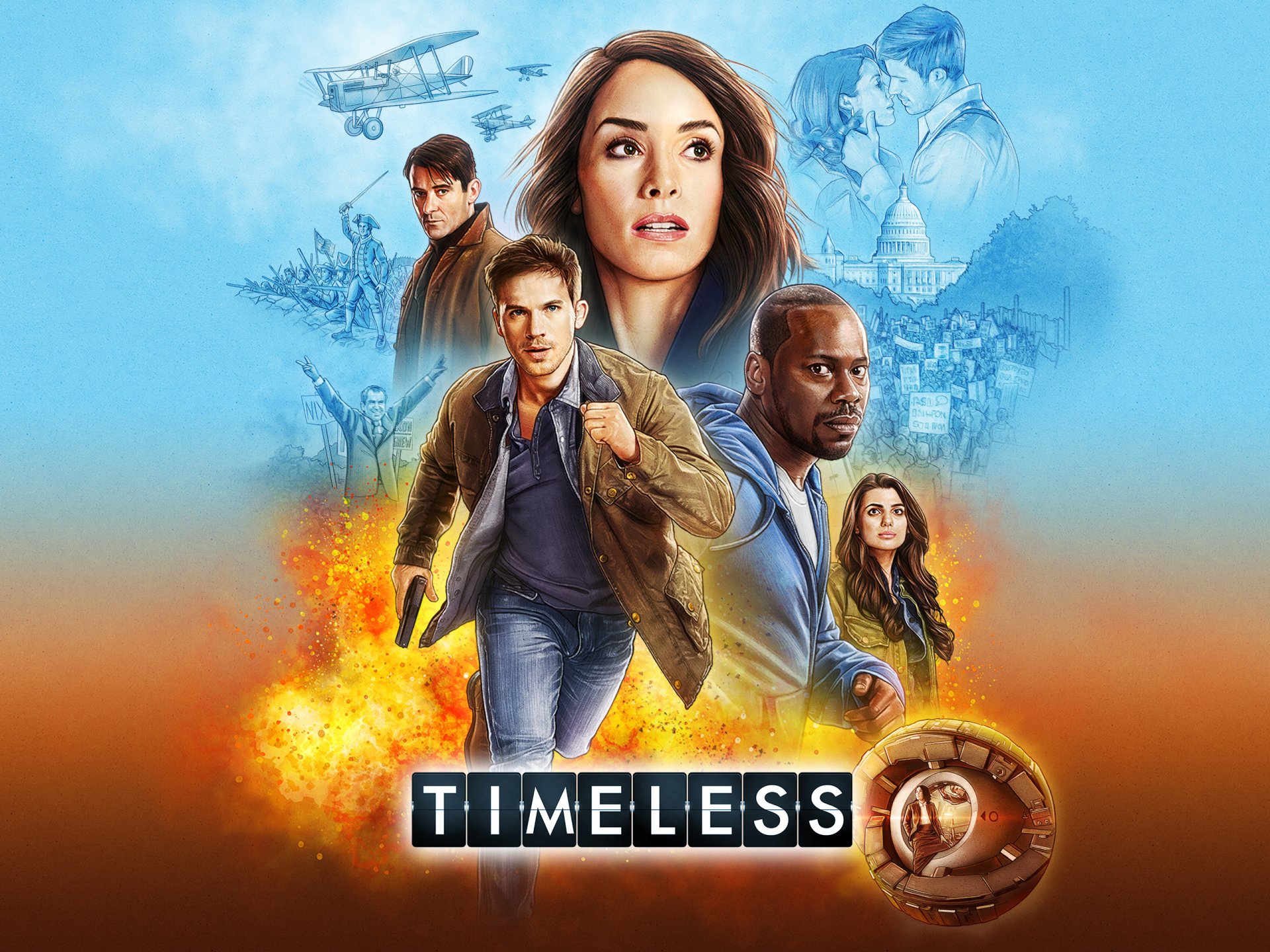 Download TV Show Timeless HD Wallpaper