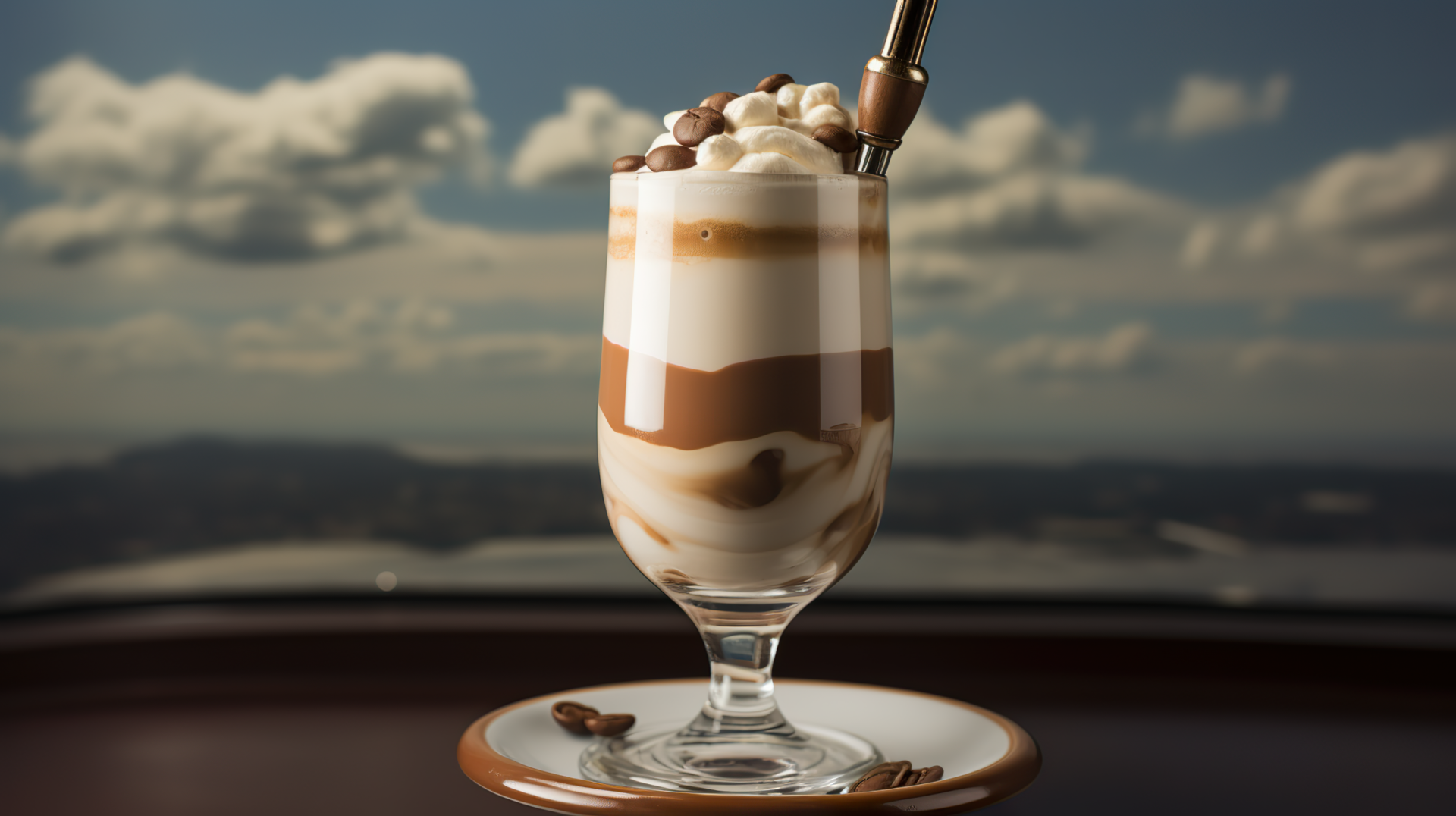 Beautiful Coffee Milkshake Wallpaper by patrika