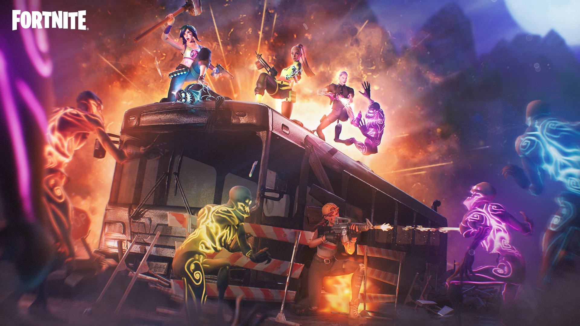Epic Fortnite Battle HD Wallpaper | 1920x1080 | Wallpaper Abyss